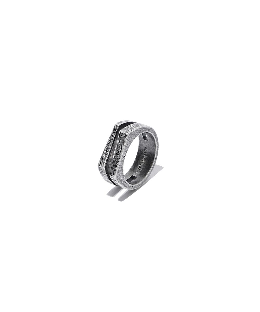 MUSINSA | MARTIN PLAN Irregular Texture Ring - SILVER