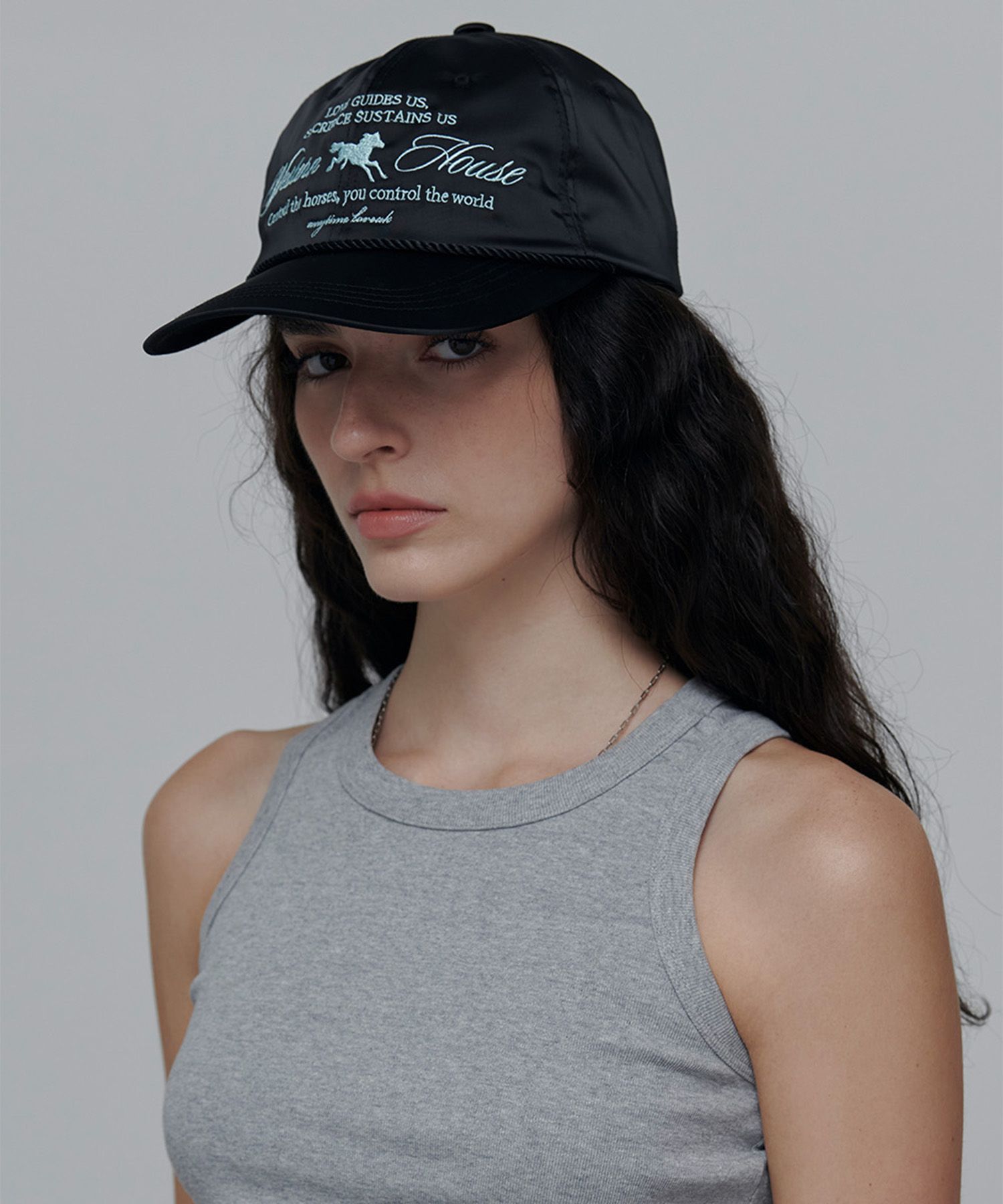 MUSINSA | ANYTIME LOREAK HOUSE CAP-BLACK