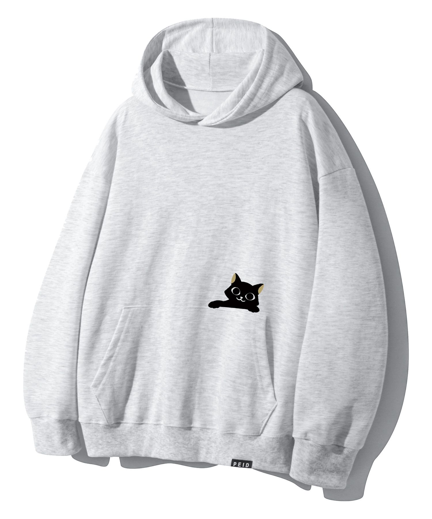 MUSINSA | PEID PD OVER CAT Overfit Hoodie 2Color