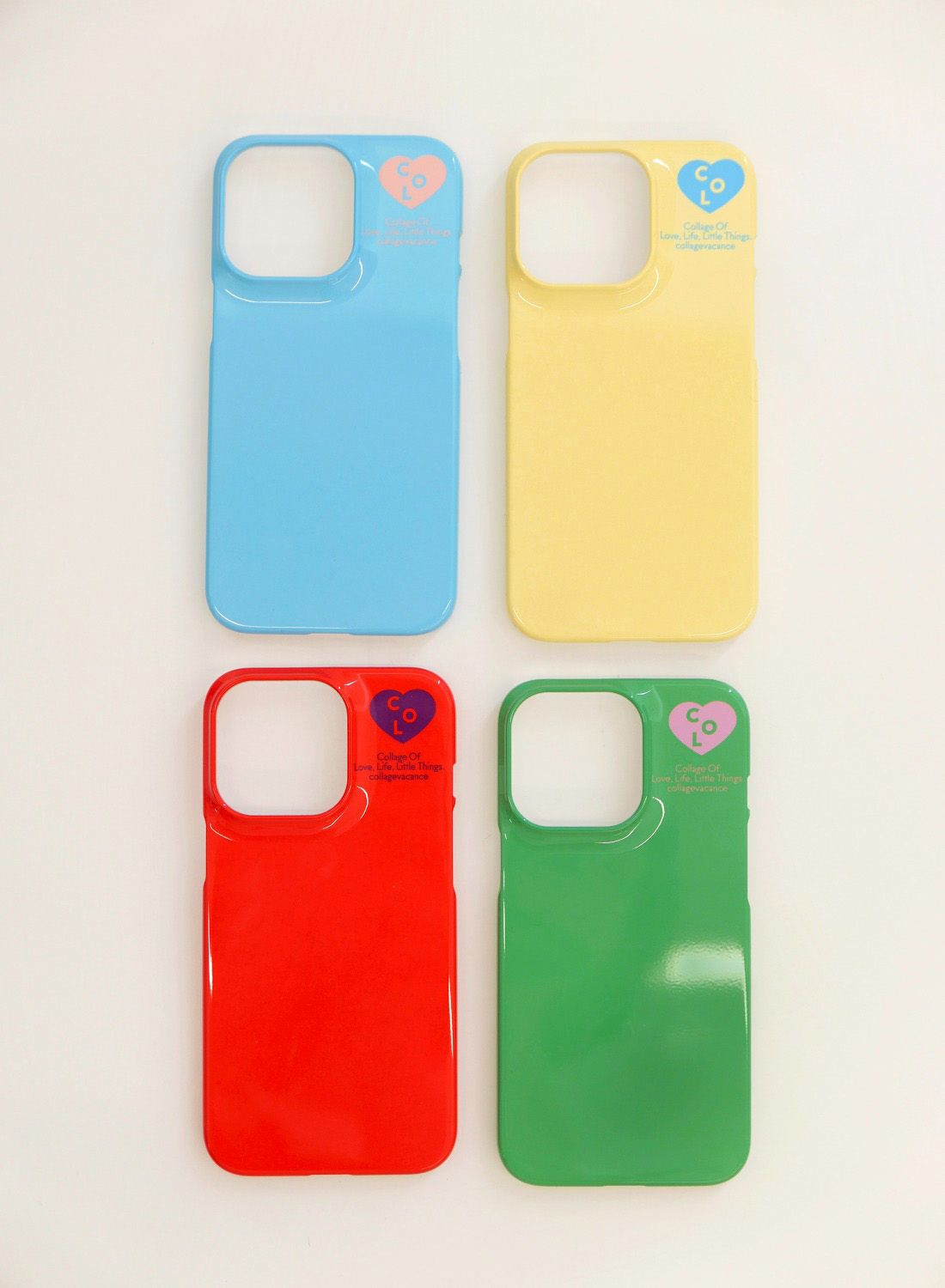MUSINSA | COLLAGEVACANCE Heart Logo Phone Case _ver.2 (4color)
