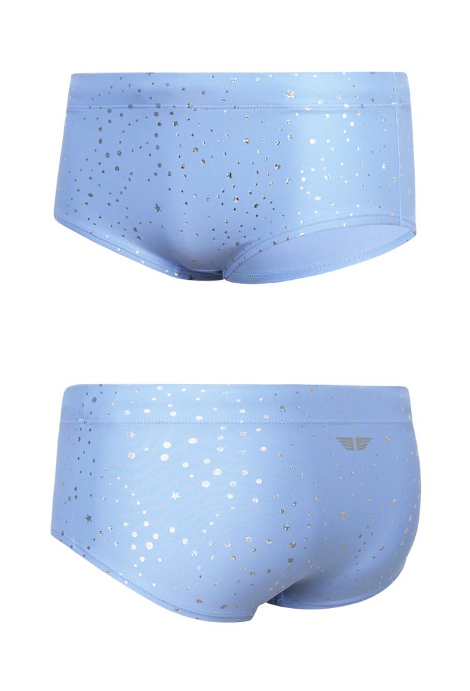 MUSINSA公式 | JKUSS Sky Purple Shiny Foil Shorter Short Square 830