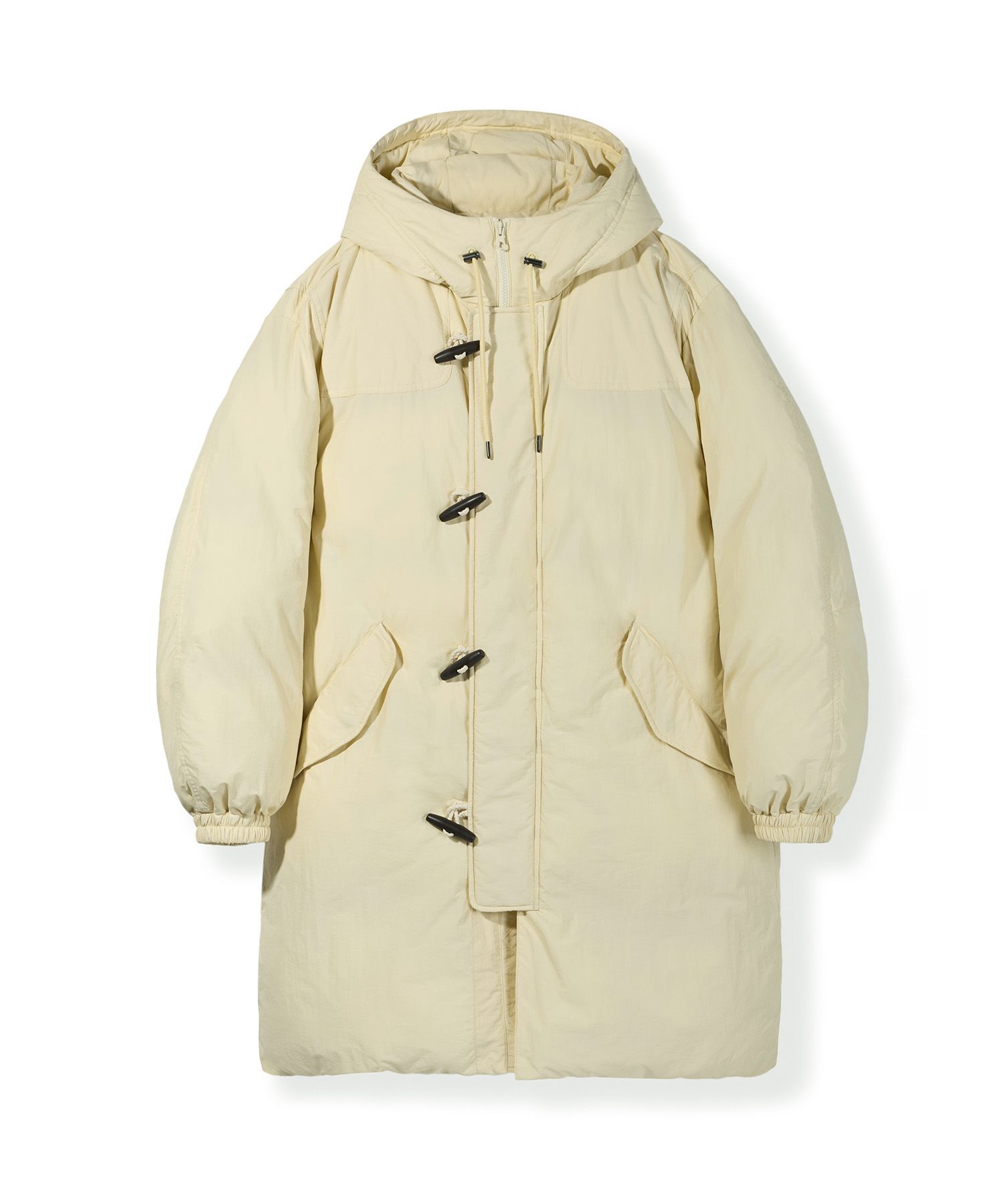 MUSINSA | Codegraphy Long Duffle Padding_Beige