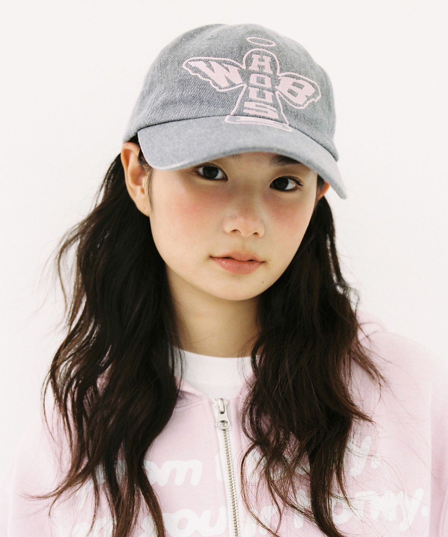MUSINSA | WEBHOUSE Web Angel Candy Cap - Grey