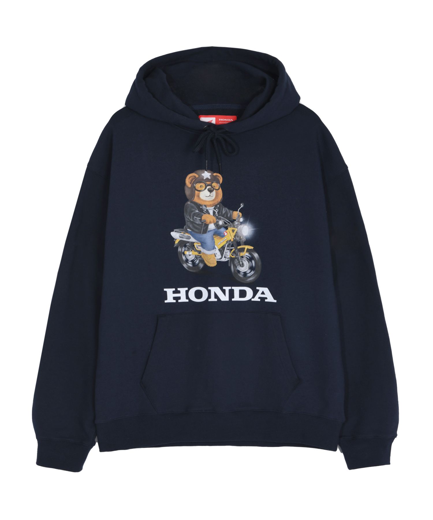 MUSINSA | Honda Motorcycle Honda CT 125 Bear Hoodie_Navy