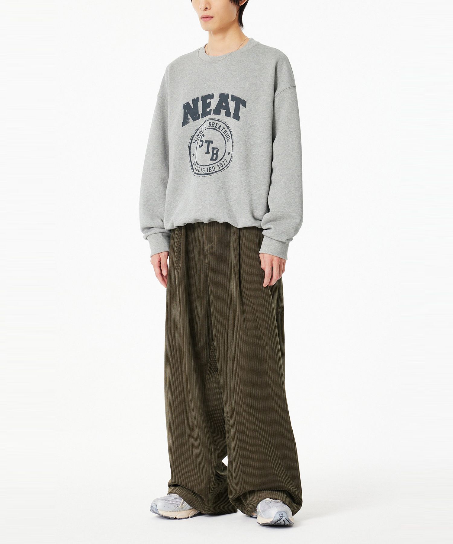 MUSINSA | STUDIO TOMBOY [MEN] Tomboy Logo Man to Man_Melange Gray ...