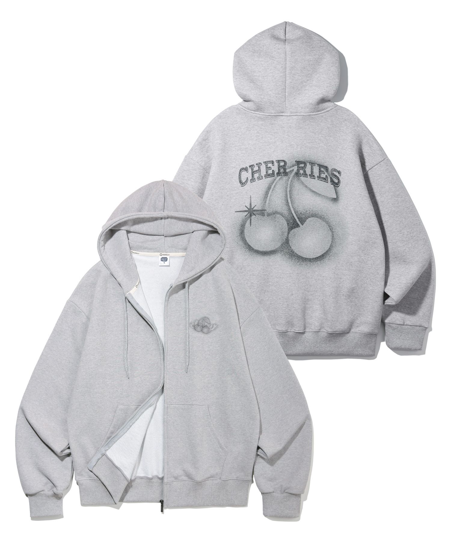 MUSINSA | ALVINCLO Cherry's Overfit Hoodie AZH882 (2 COLOR)