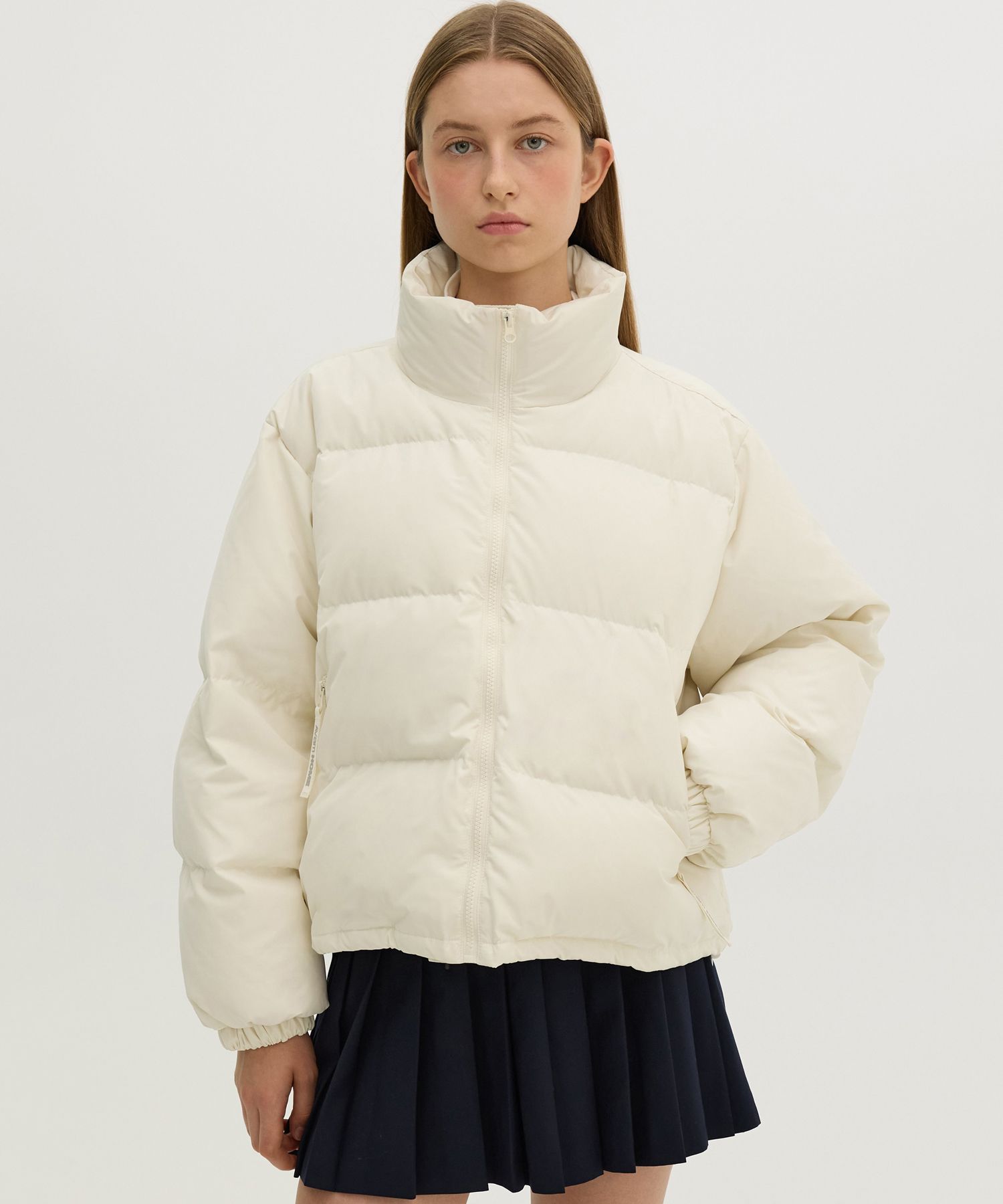 MUSINSA | AVAM HOME Puffer Short Padding_Ivory