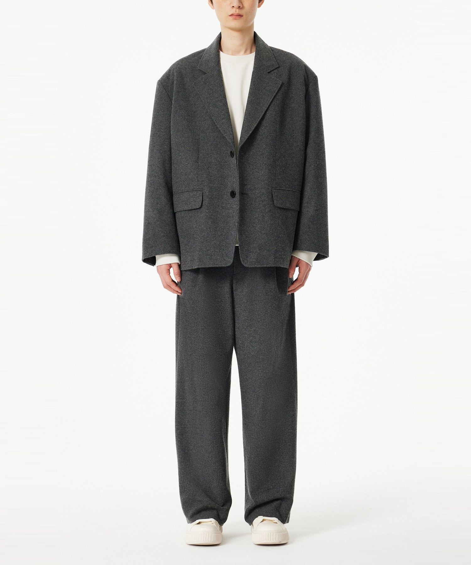 MUSINSA | STUDIO TOMBOY [MEN] Wool Half Double Button Drop Shoulder ...