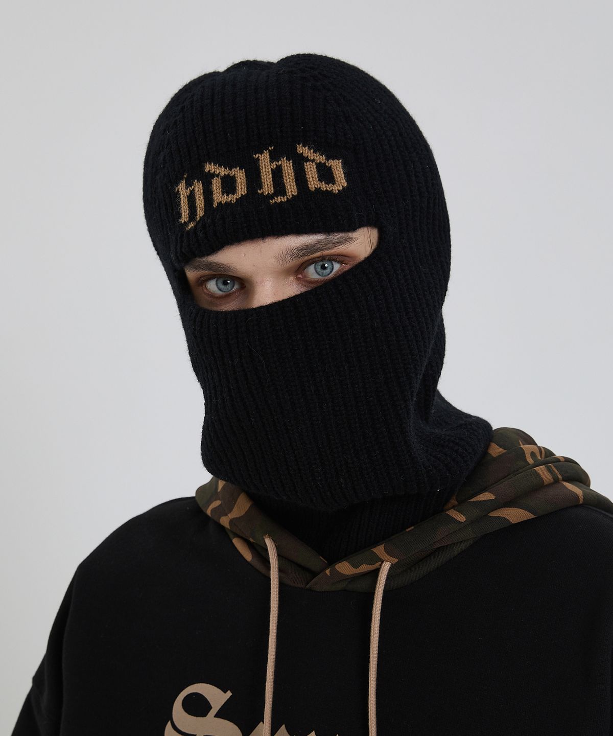 후드후드(HOODHOOD) HDHD 니트 바라클라바 블랙 - 사이즈 & 후기 | 무신사