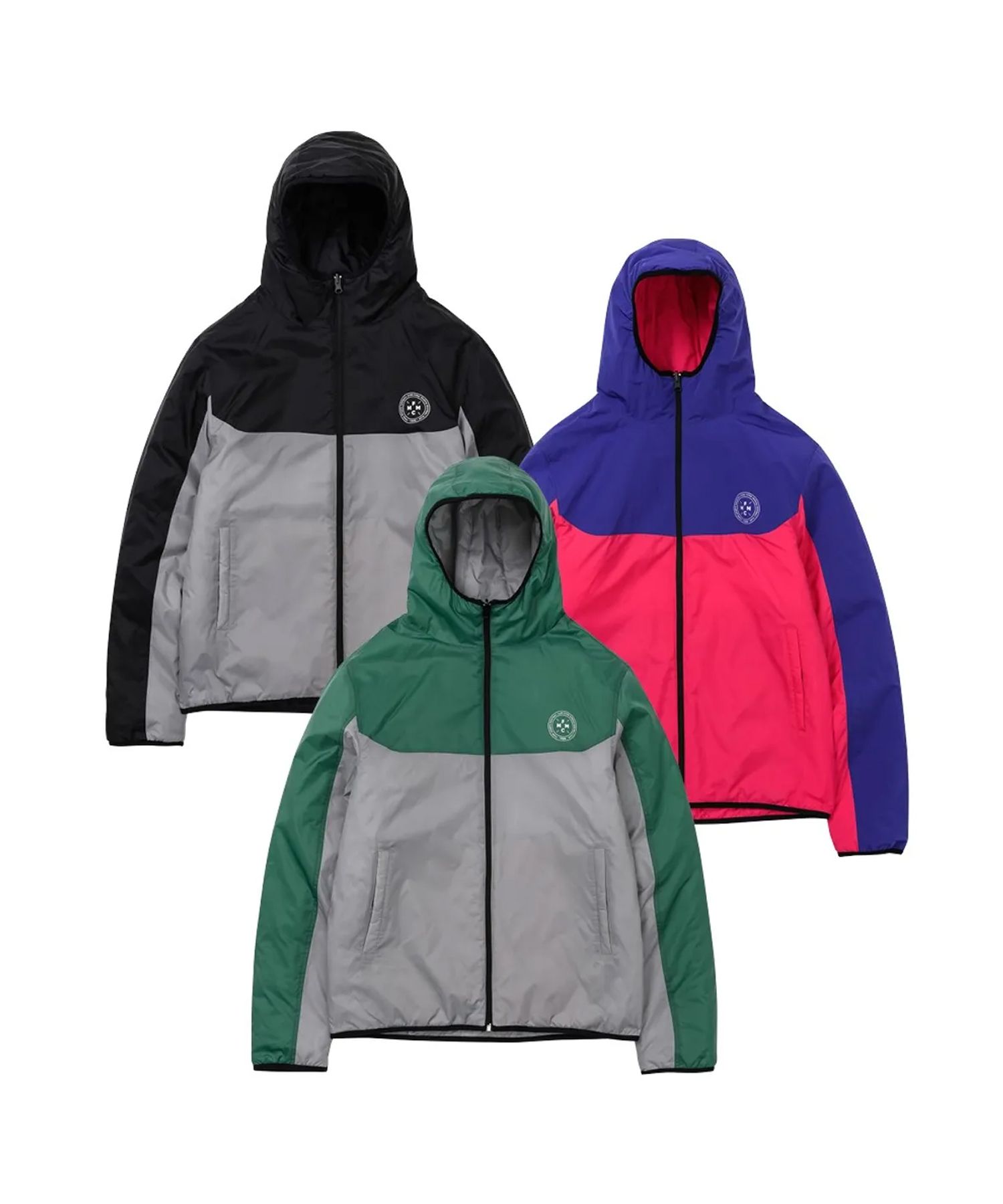 MUSINSA | FCMM Colorblock reversible padding jumper 3color