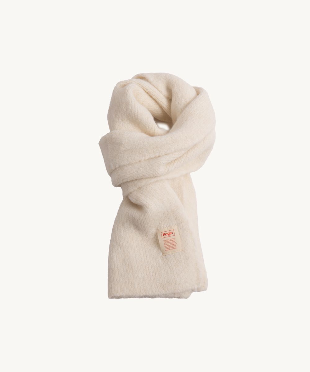 MUSINSA公式 | ROGIN Soft Knit Muffler Ivory