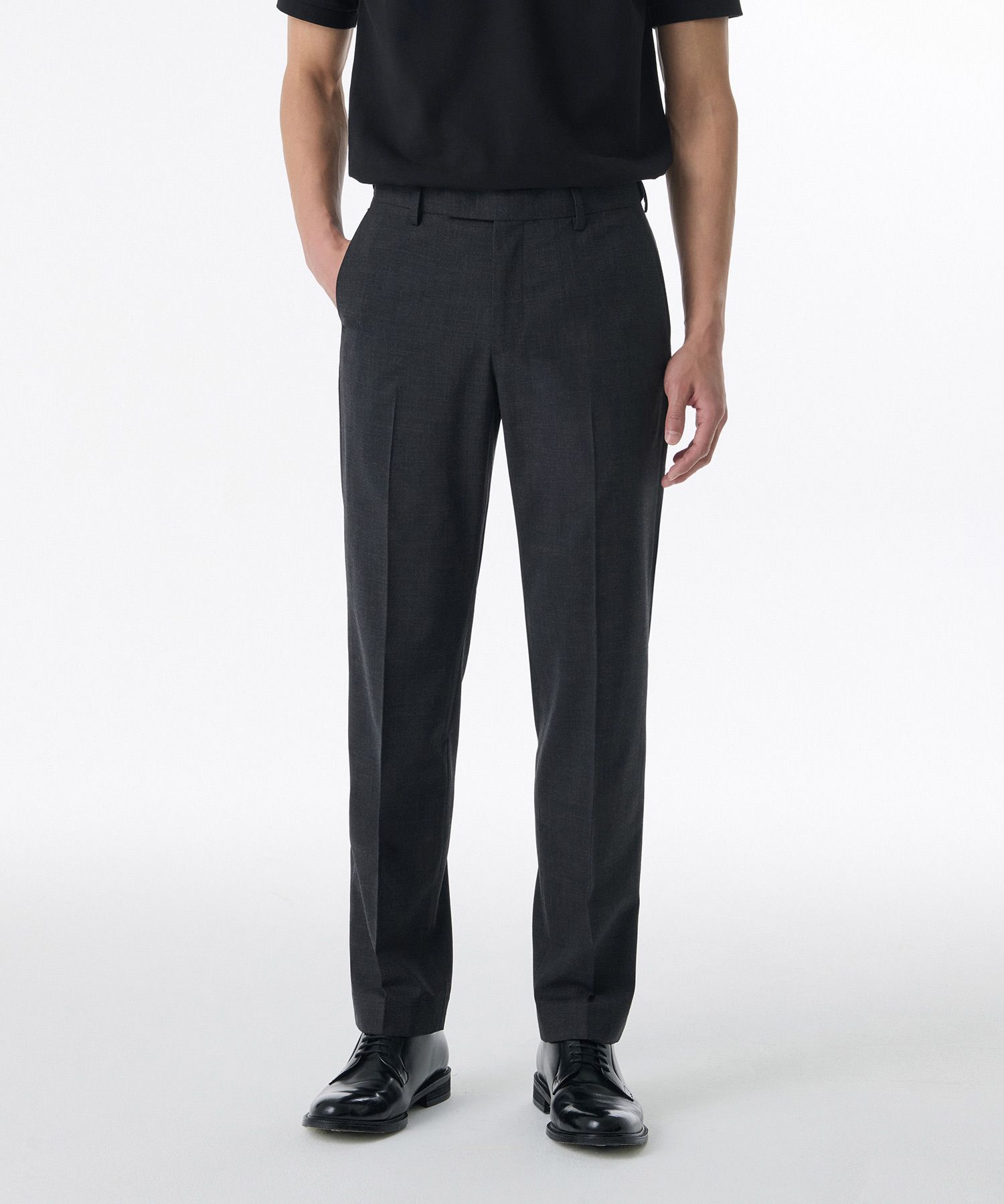 MUSINSA | MUSINSA STANDARD Summer Wool Tapered Hidden Banding 10-part ...