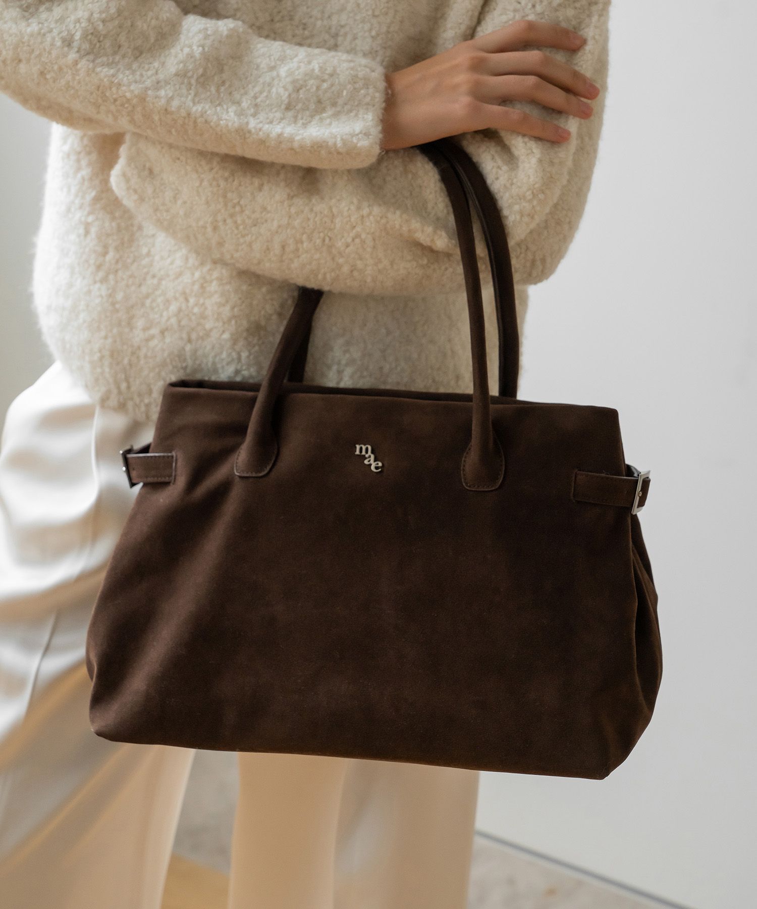 MUSINSA公式 | MUCU AND EBONY Mne Bag Mne Bag Suede Brown