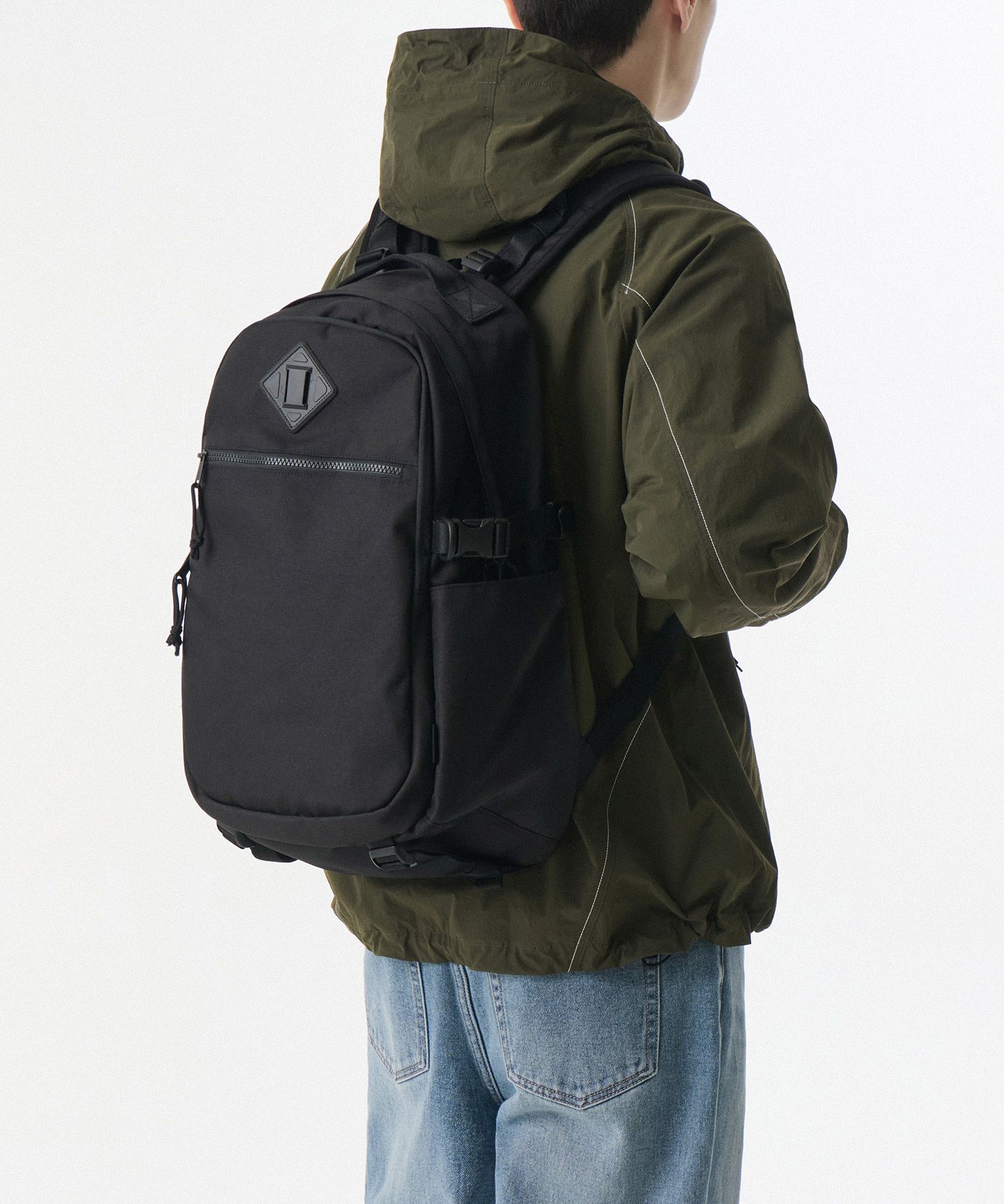 MUSINSA公式 | MUSINSA STANDARD Cordura Lash Tab Backpack [Black]