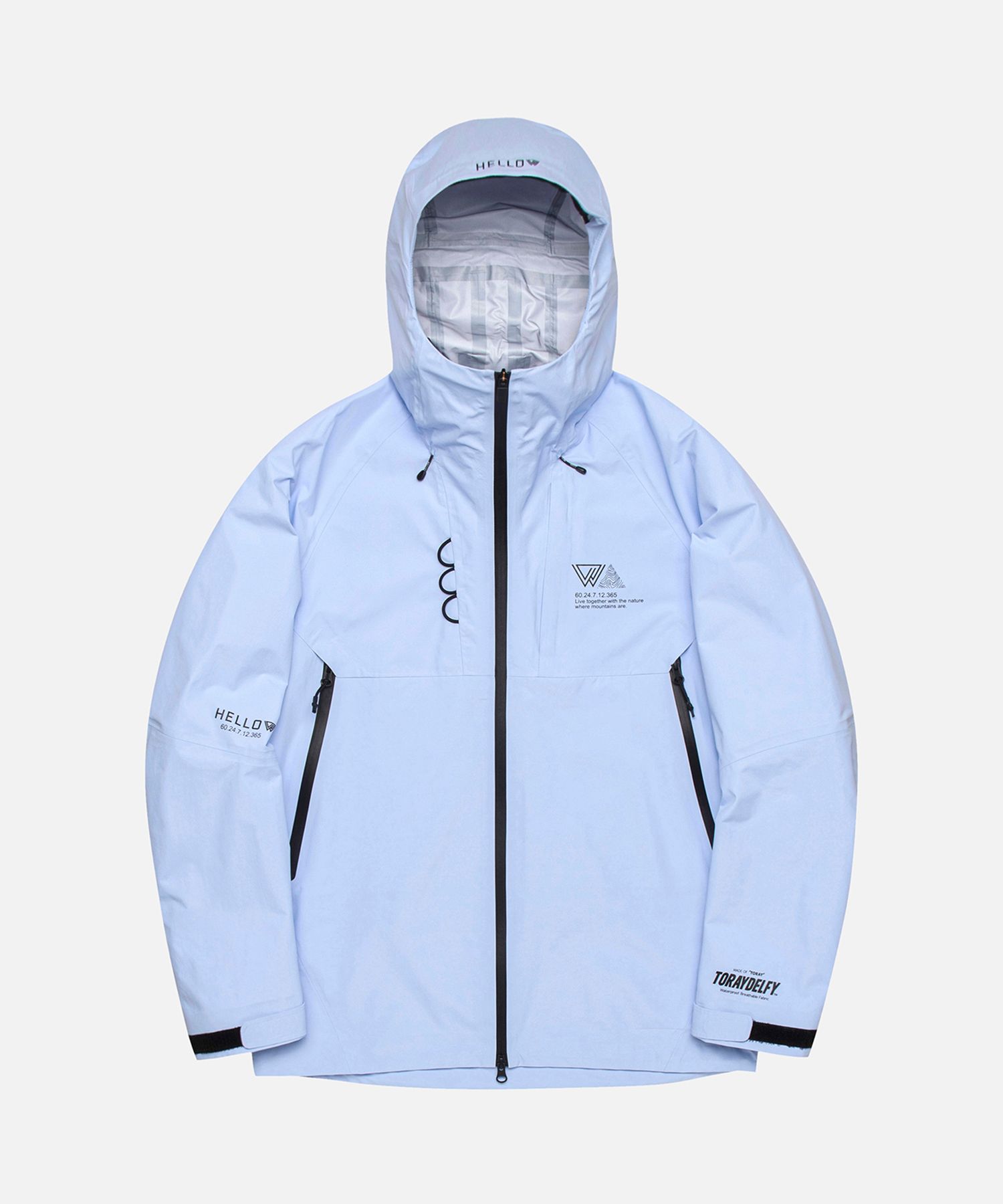 MUSINSA公式 | HELLOW 24 Aura 3L Jacket Serenite Blue