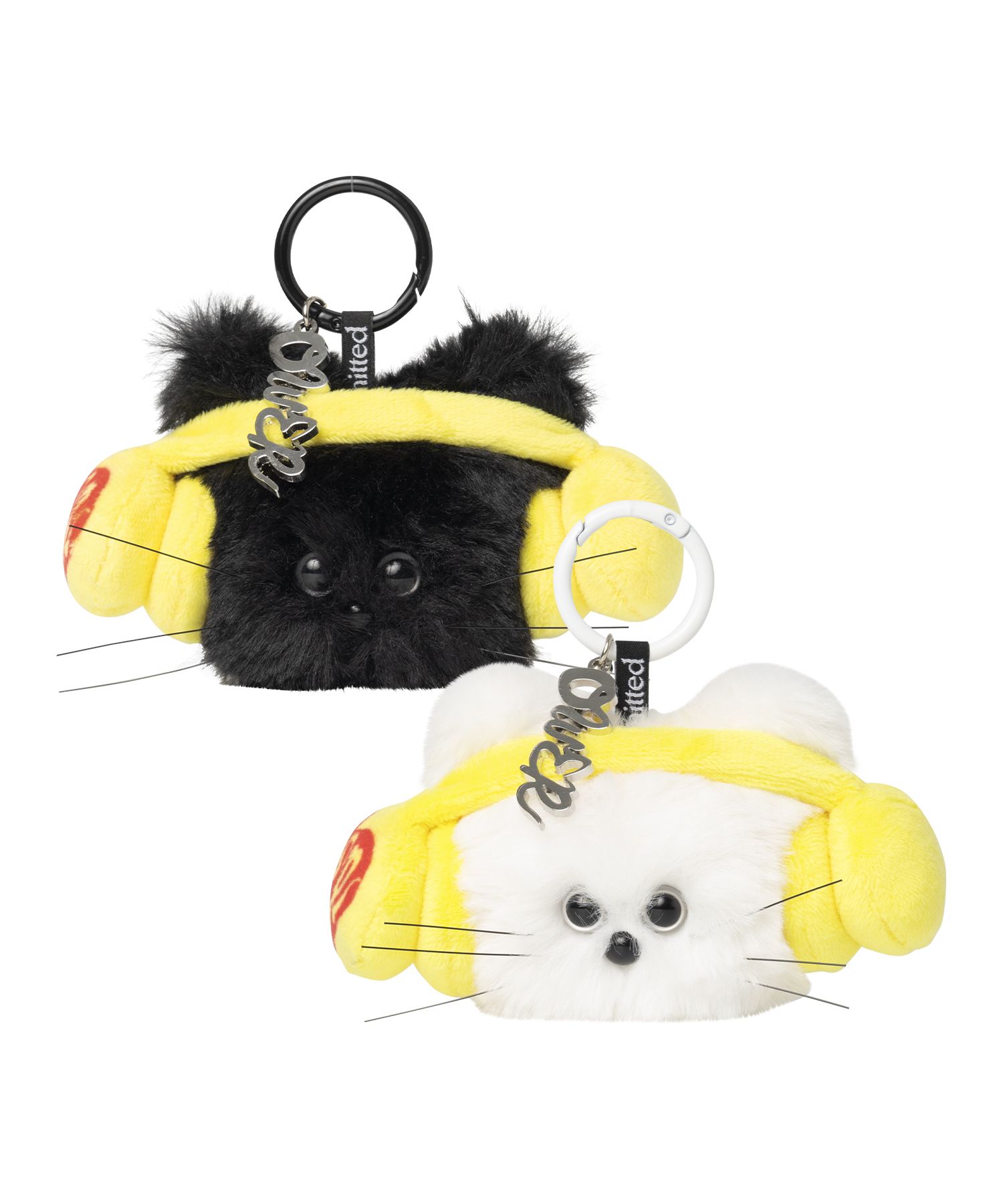 MUSINSA公式 | KNITTED [NITTED X QWER Demonstration] Cats Bag Charm ...