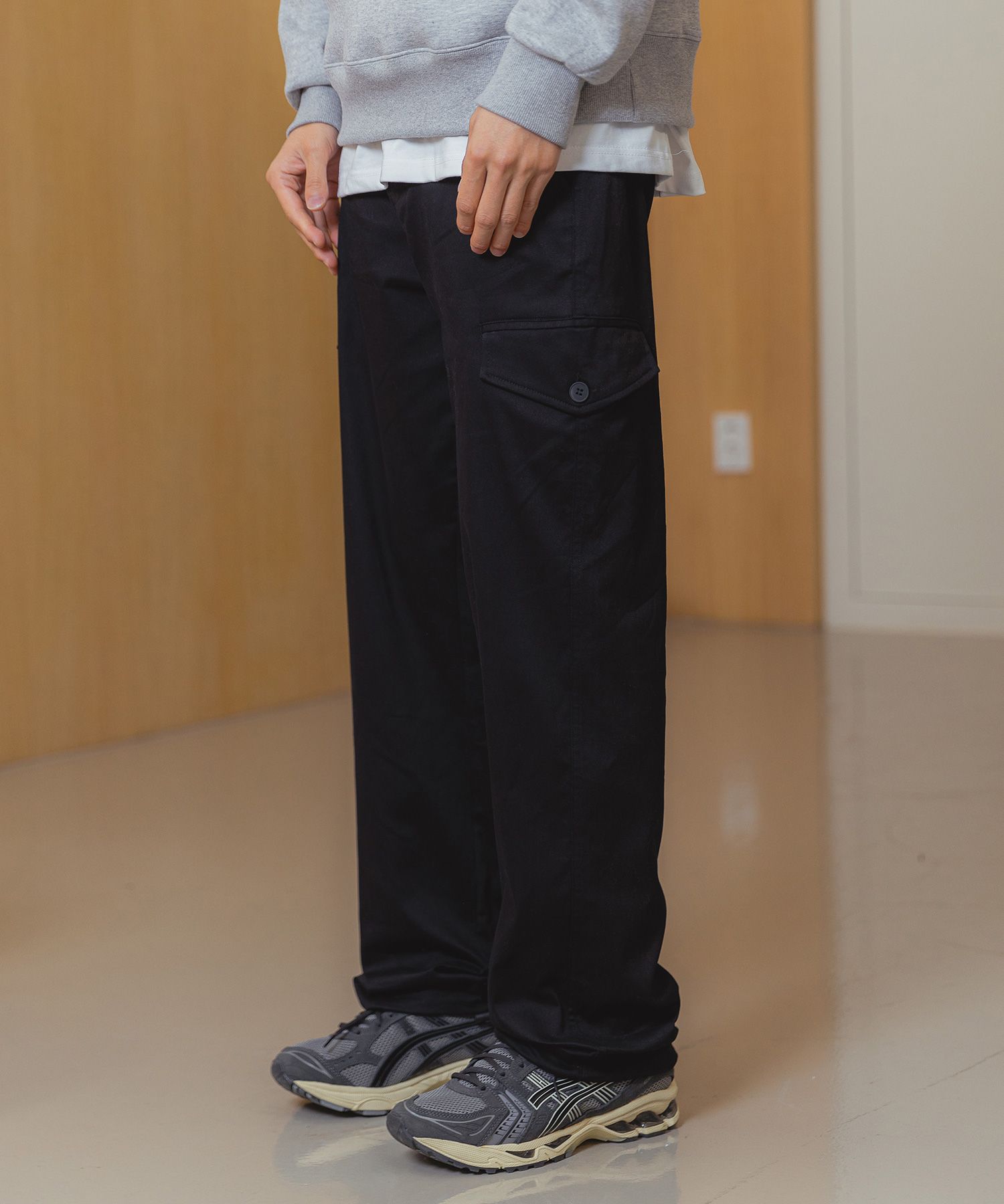 MUSINSA | ALVINCLO [DE LUXE] Daily Side Pocket Cotton Span Cargo Pants ...