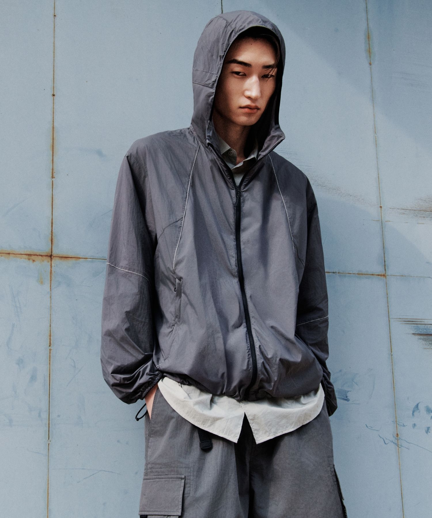MUSINSA | MUSINSA STANDARD City Leisure Lightweight Stitch Windbreaker ...