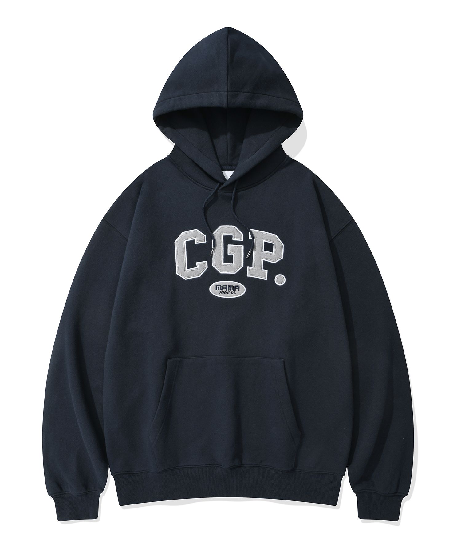 MUSINSA | Codegraphy CGP x MAMA CGP Arch Logo Hoodie_Navy