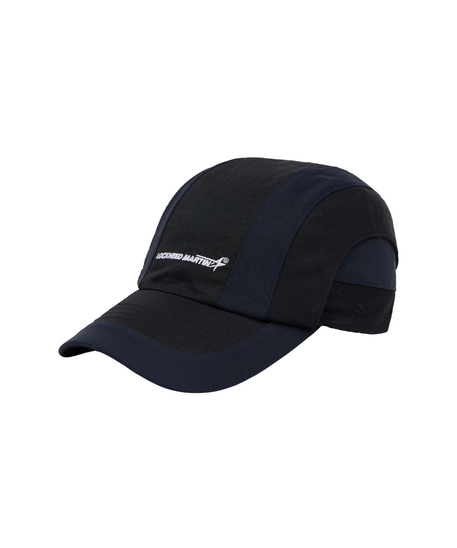 MUSINSA | LOCKHEED MARTIN LM COLOR BLOCK NYLON BALL CAP (BLACK)