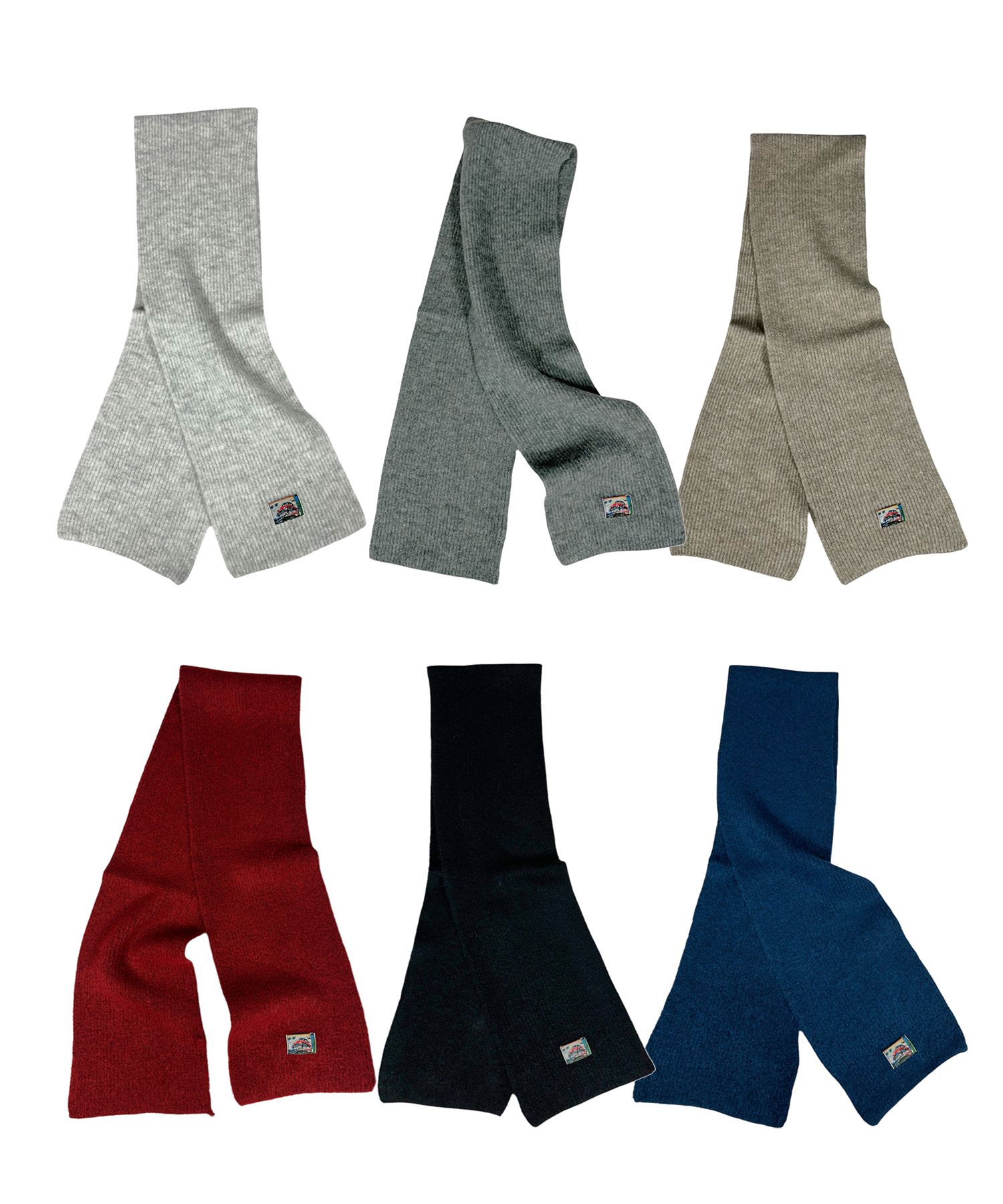 MUSINSA公式 | SK8ER ROCK Fuzzy Ribbed Knit Muffler ((7color))