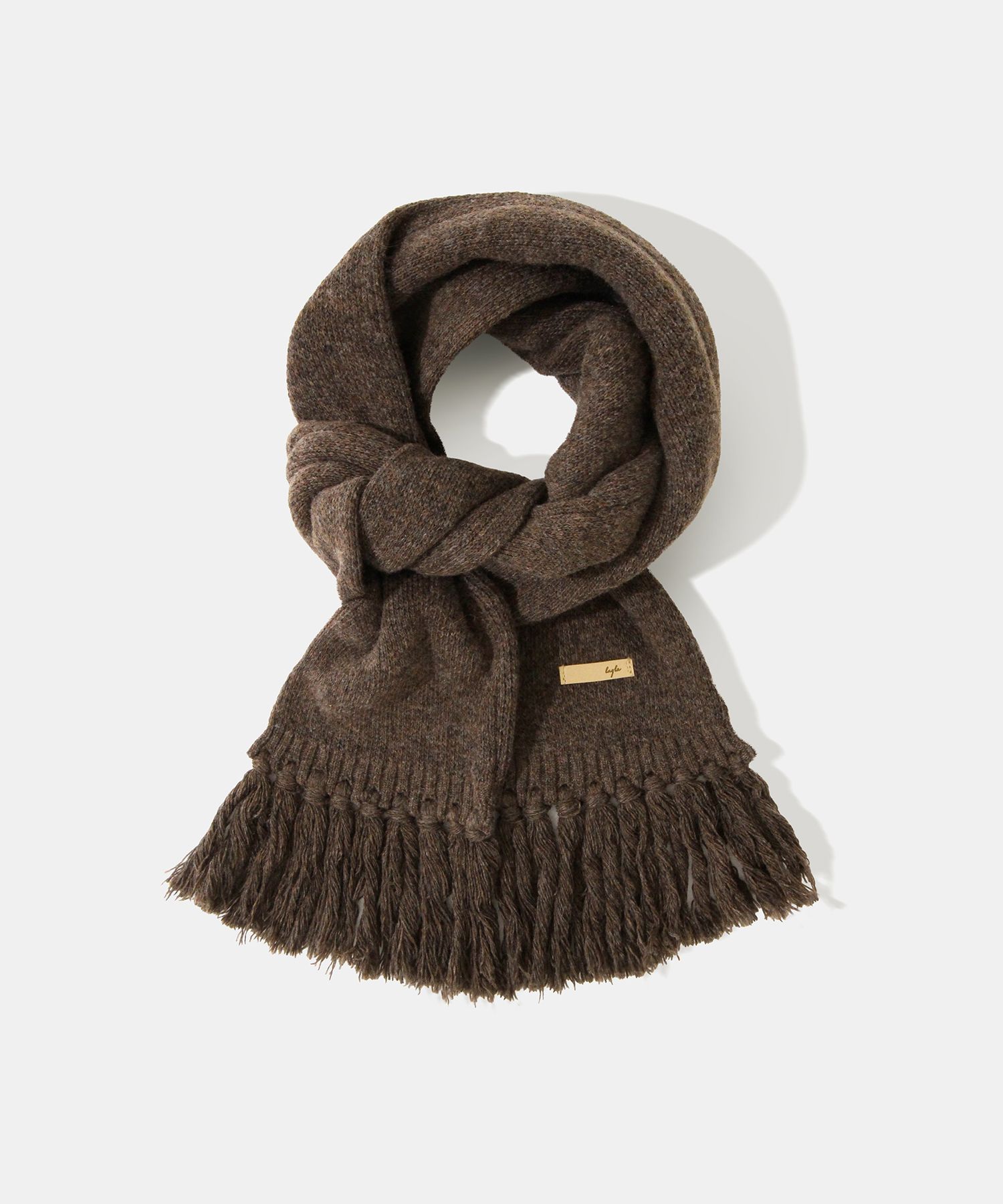MUSINSA | DIAMOND LAYLA Baby Alpaca & Ramswool Tassel Muffler M7 ...