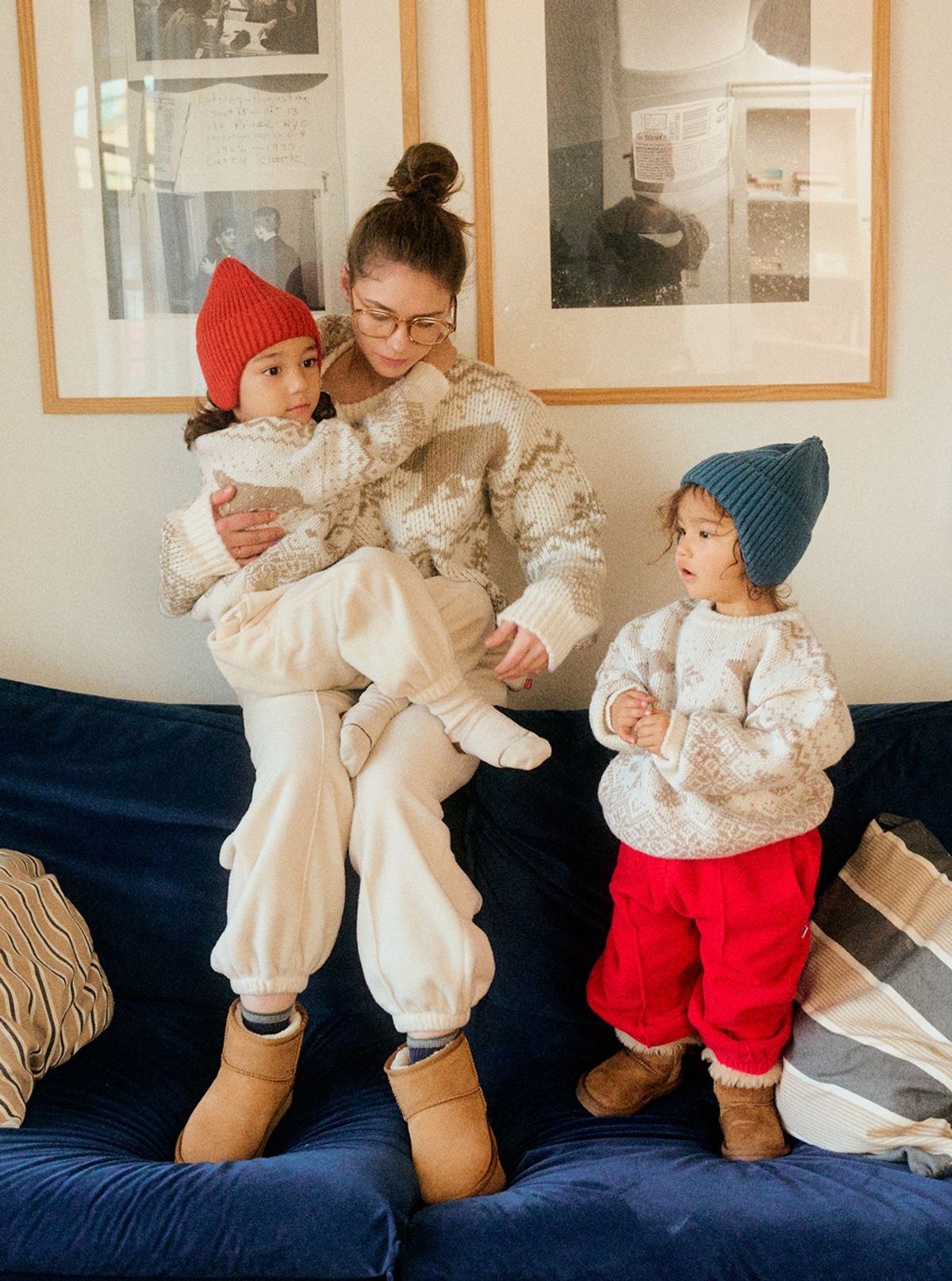 코코모코(COCOMOCO) [ADULT] 코지 플리스 핀턱 조거 팬츠_크림아이보리 - 사이즈 & 후기 | 무신사