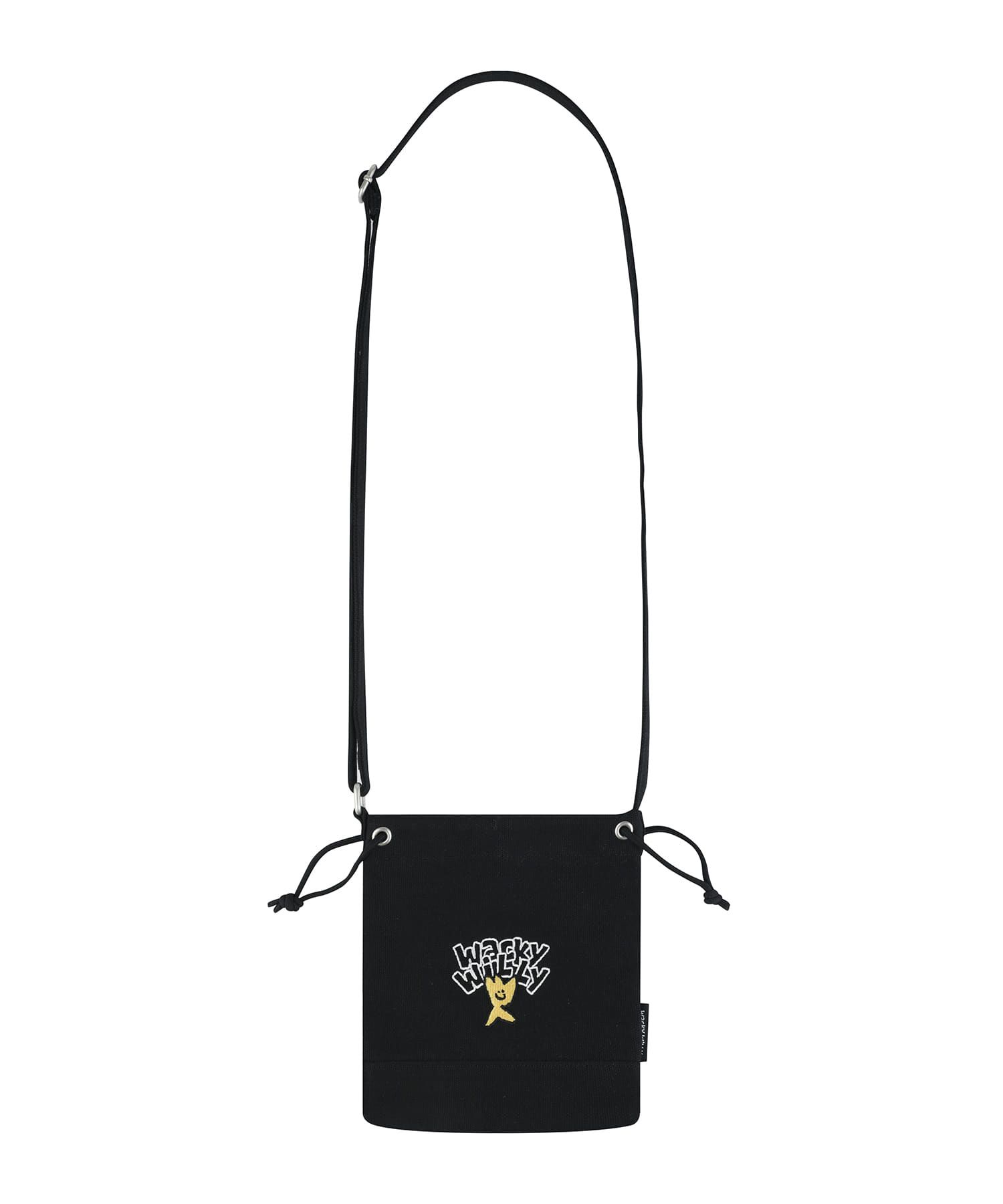 MUSINSA | WACKY WILLY Eco Pouch Black