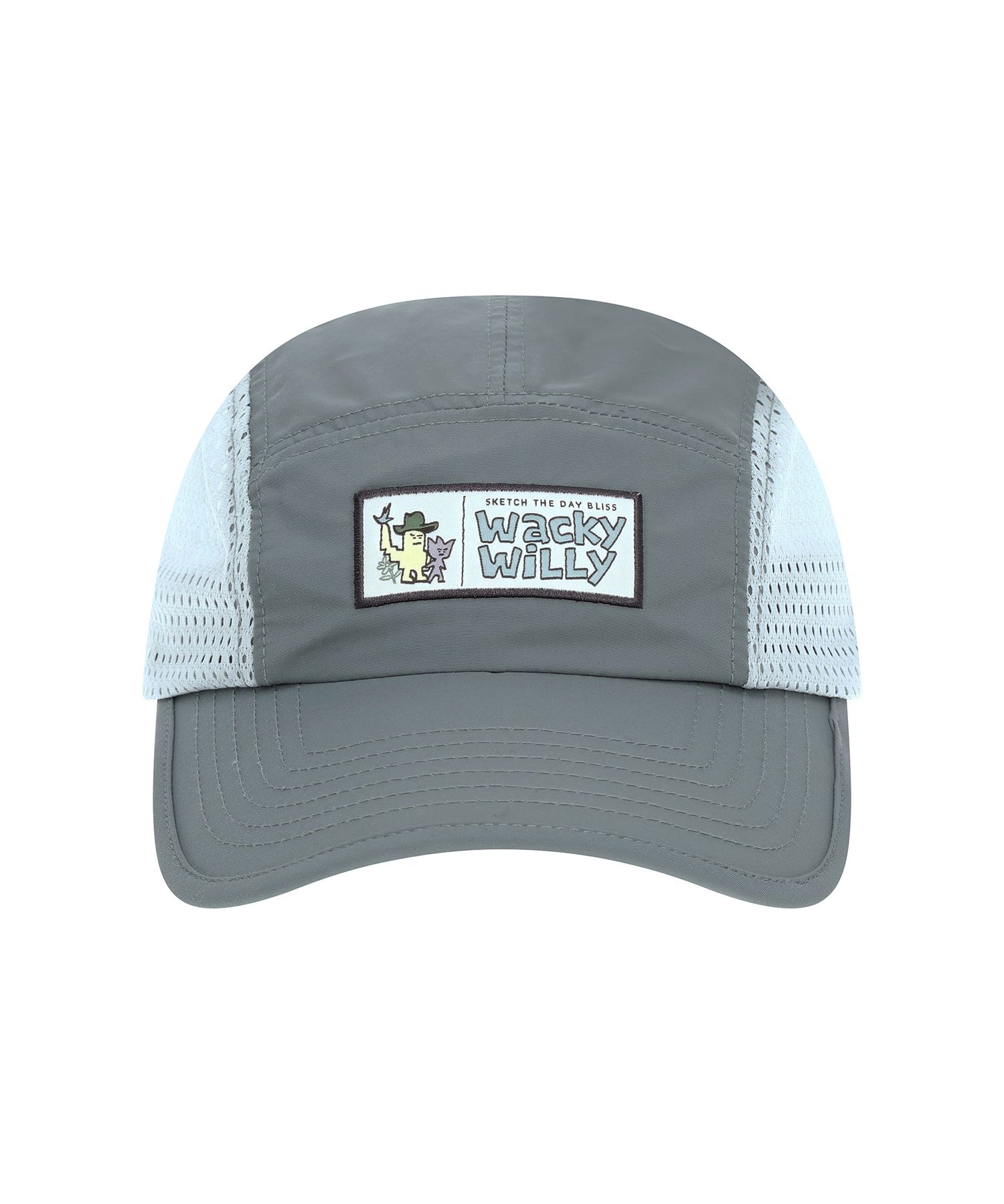 MUSINSA | WACKY WILLY Soft Trucker Cap Gray