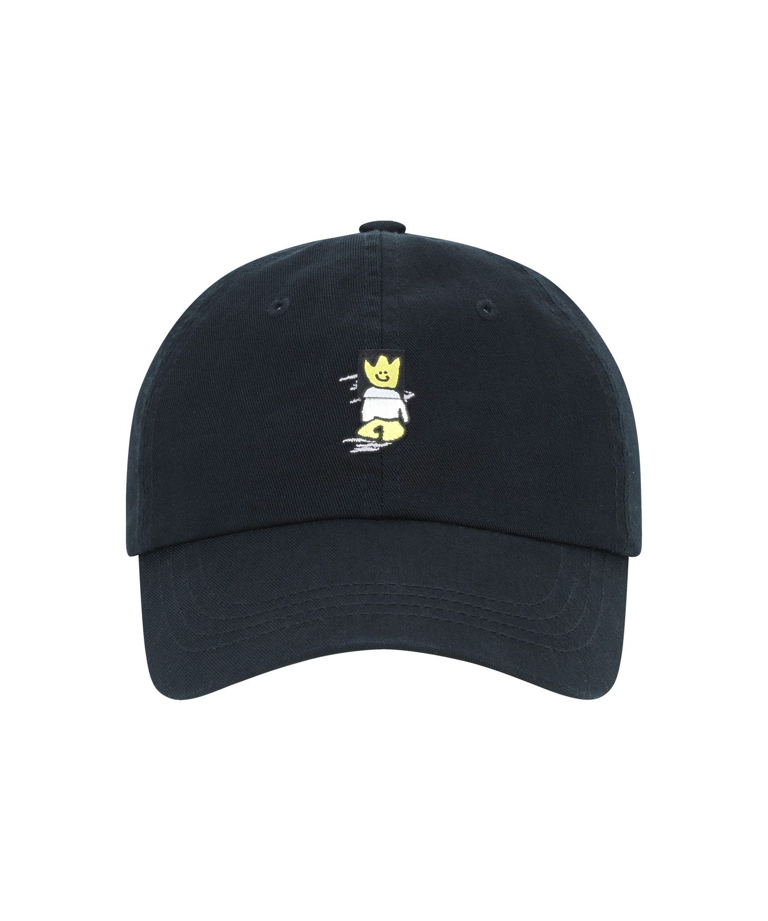 MUSINSA公式 | WACKY WILLY Kiki Label Ball Cap Black