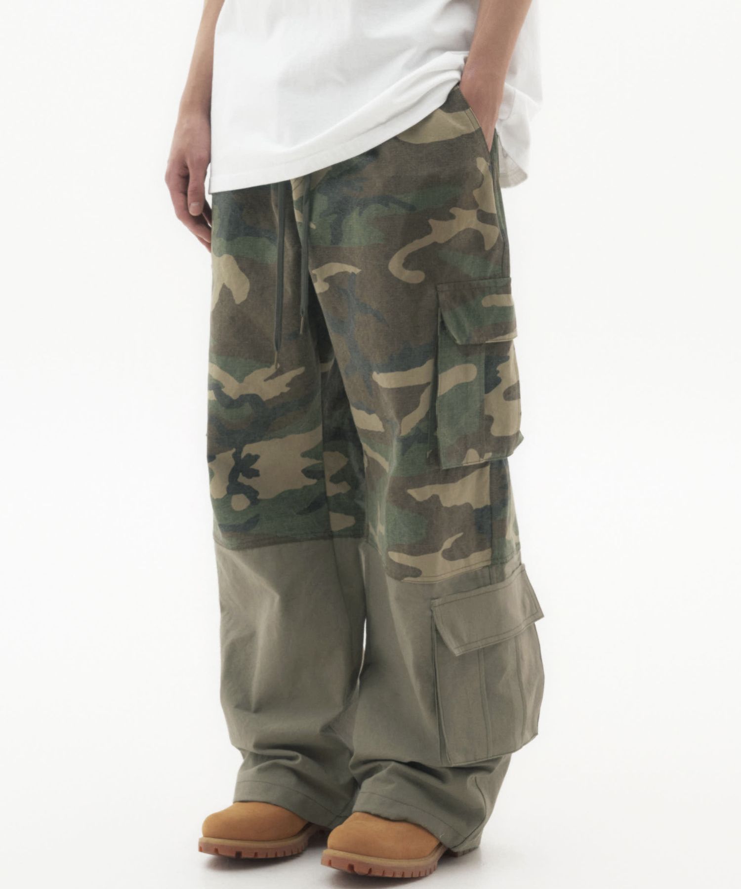 MUSINSA | TAKEASY Multi Camouflage Ripstop Cargo Pants (Camo Beige)