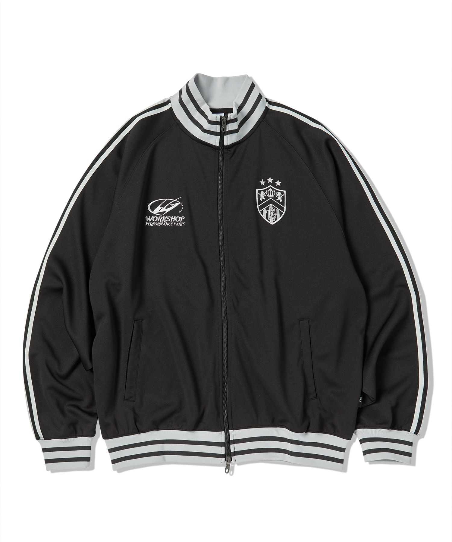 MUSINSA | TRAVEL jersey track jacket black