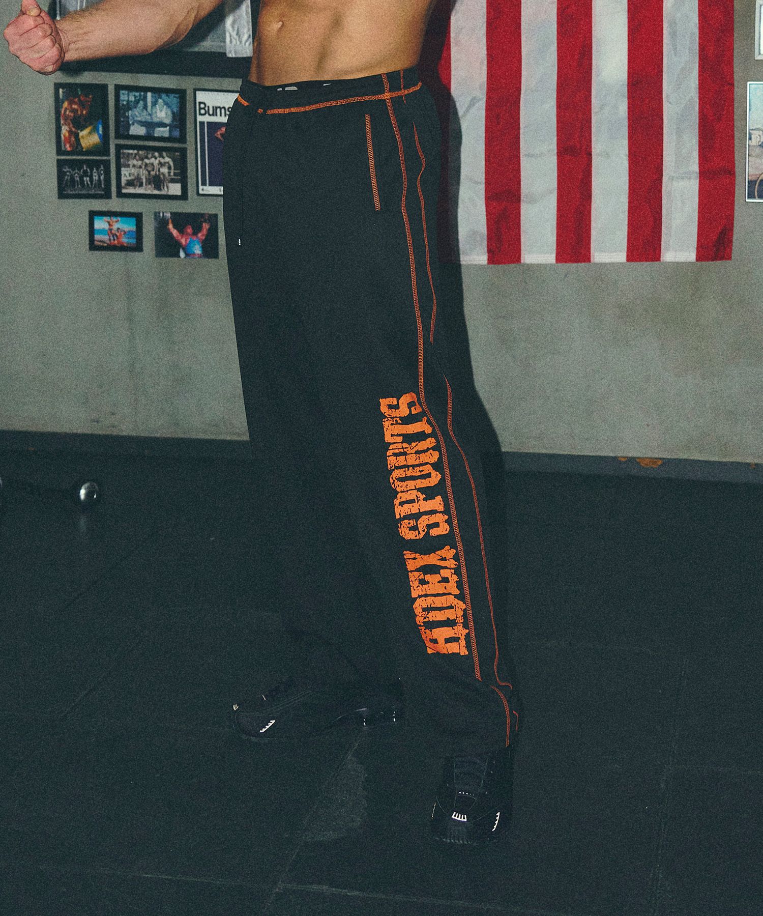 MUSINSA | HDEX Giant Fit 85 Mesh Wide Pants (Black)