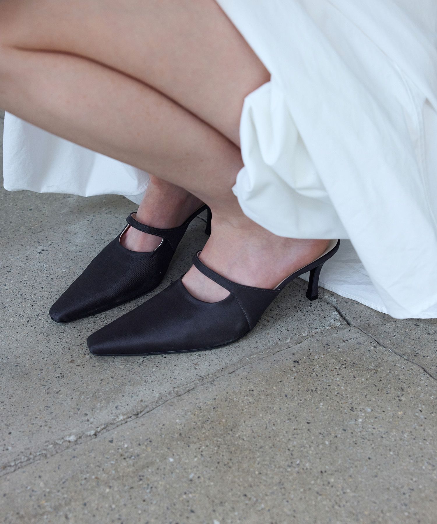 MUSINSA | PIETON Russ Classic Mule_Deep Sea