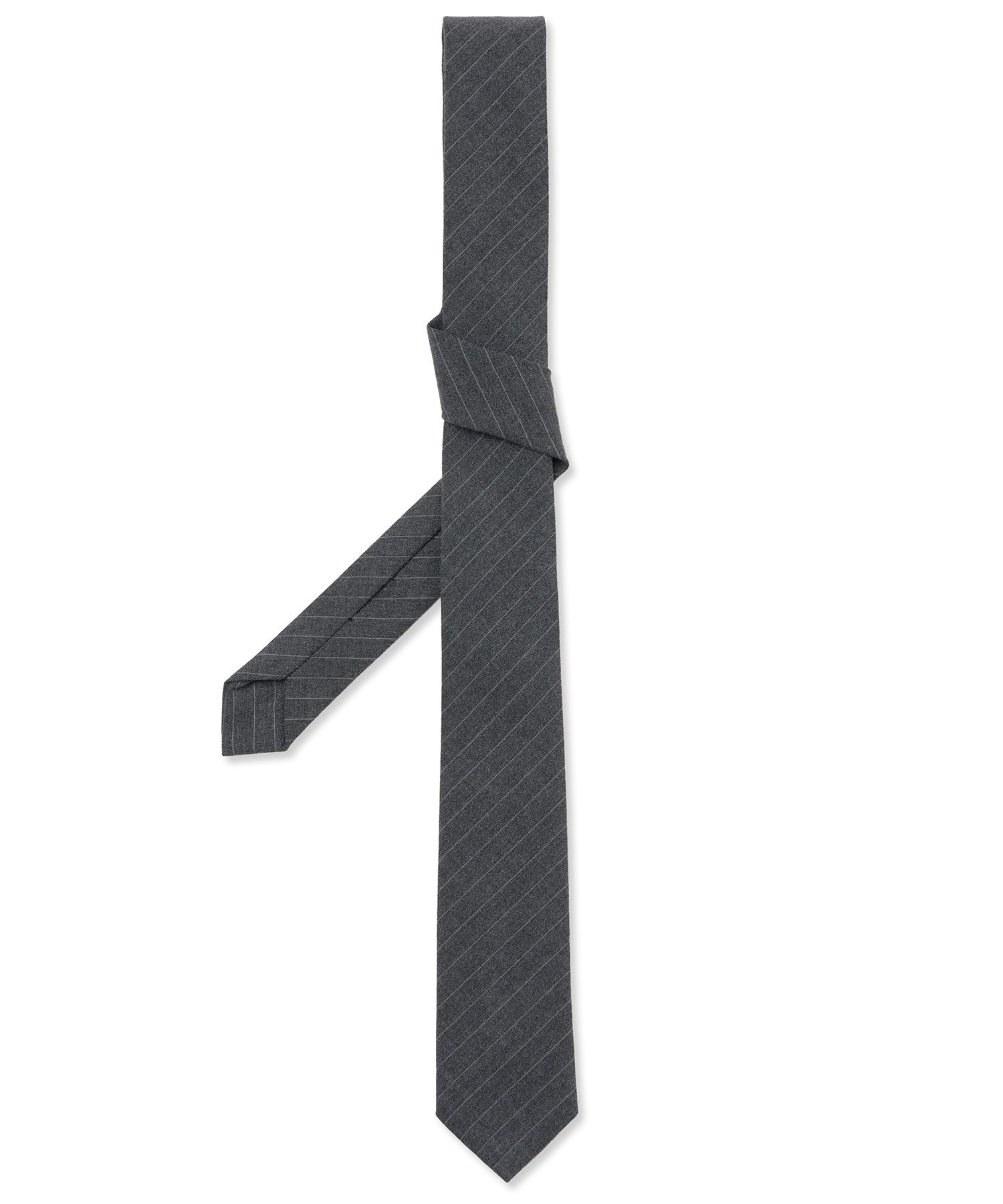 MUSINSA | SEEZ [Daily Room x Seez] Stripe Slim Tie [GREY]