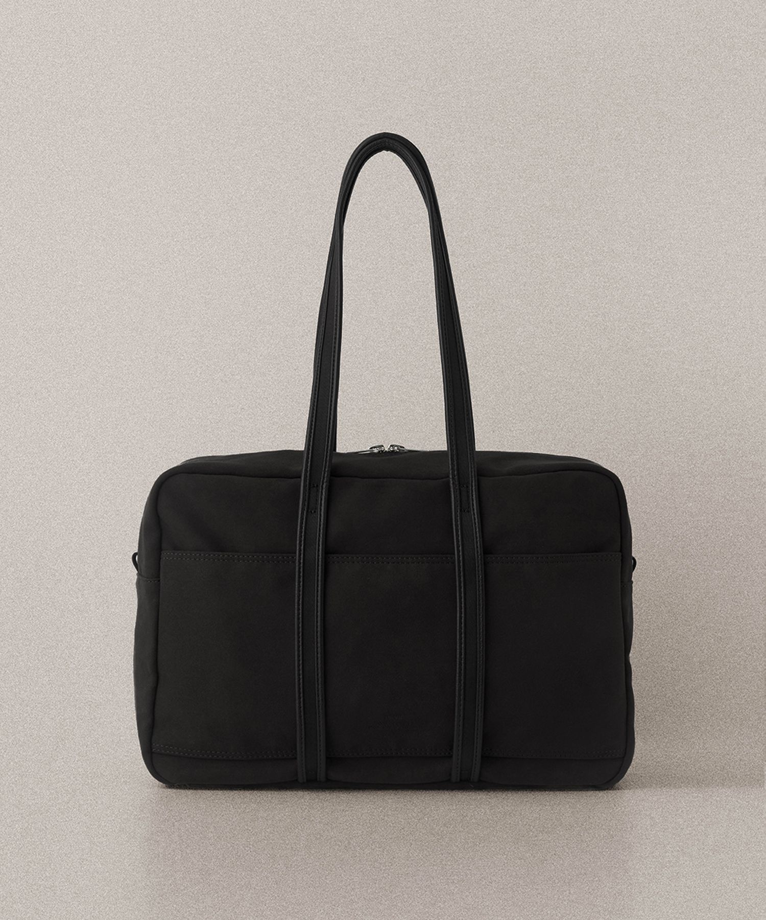 MUSINSA | NEUE Suede Boston Bag_Black_Medium
