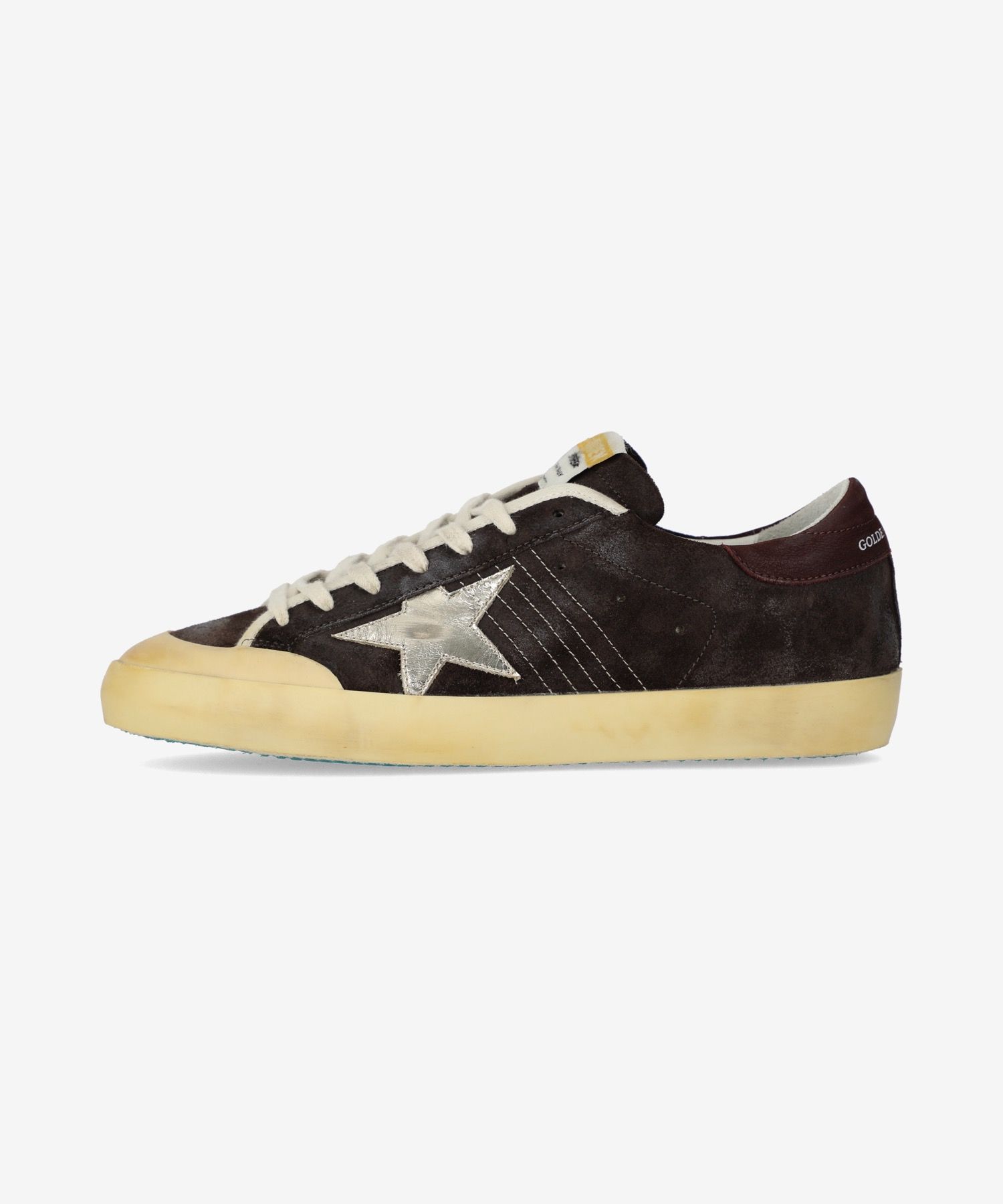 MUSINSA | GOLDEN GOOSE Superstar Used Effect Sneakers - Brown / GMF00107F00337555493
