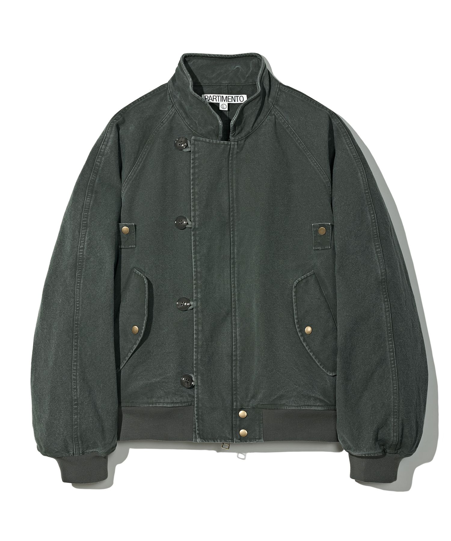 MUSINSA | PARTIMENTO VTG Washed N2B Short Jacket Khaki