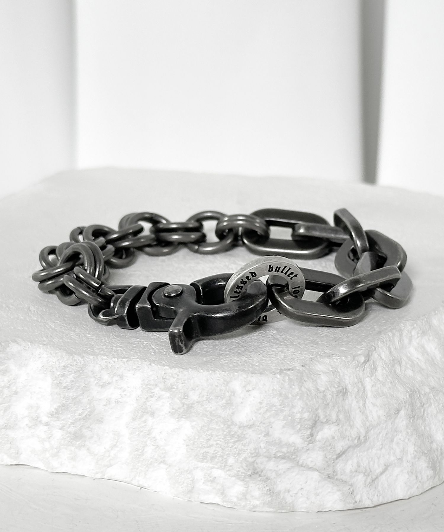MUSINSA公式 | BLESSED BULLET ss-A RBox x Double Chain Bracelet