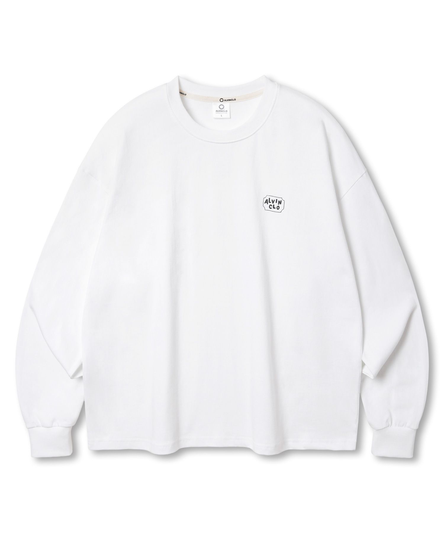 MUSINSA | ALVINCLO Signature Logo Overfit Long Sleeve T-shirt AVT377 (2 ...