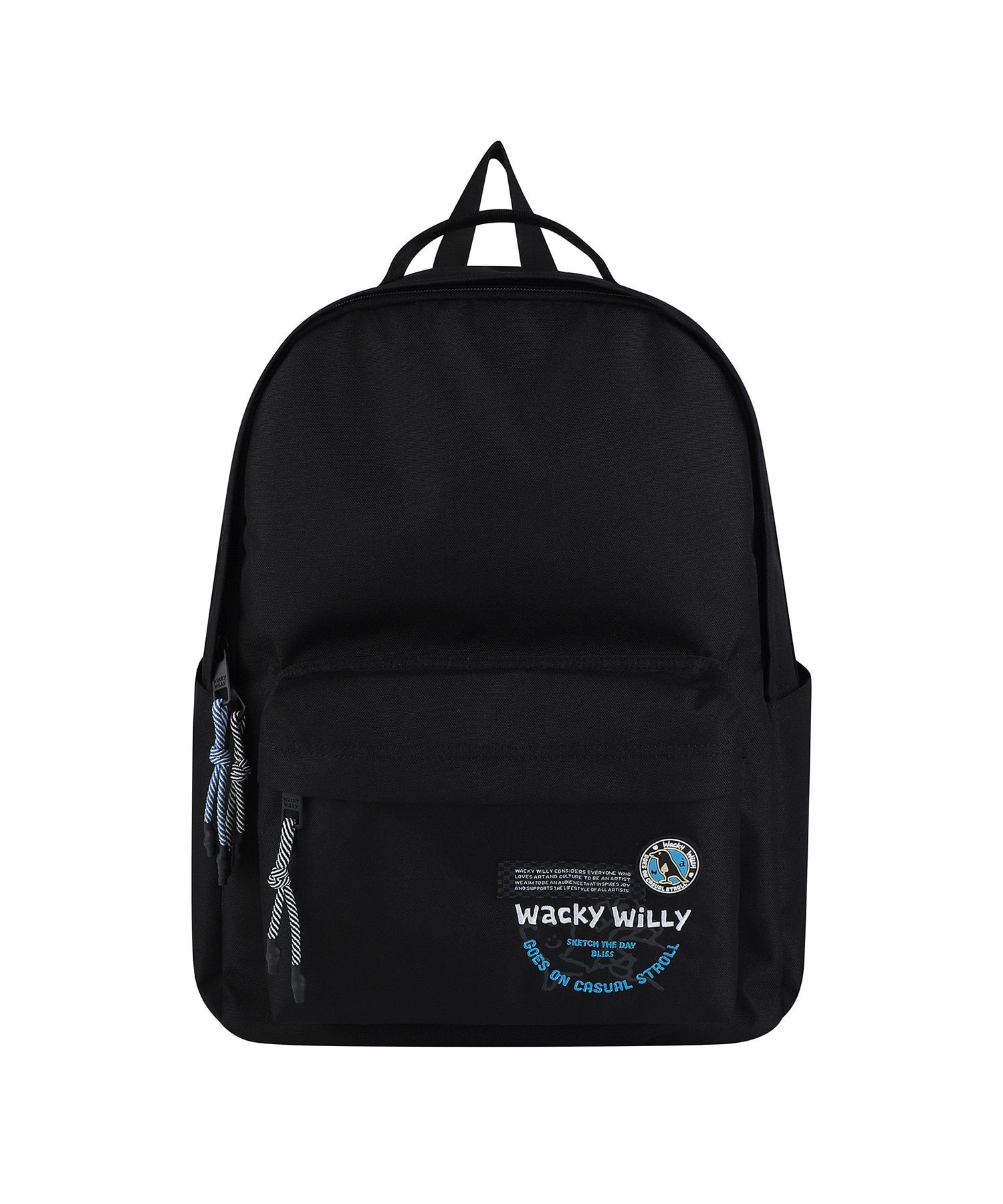 MUSINSA公式 | WACKY WILLY Wackywilly Daily Backpack Black