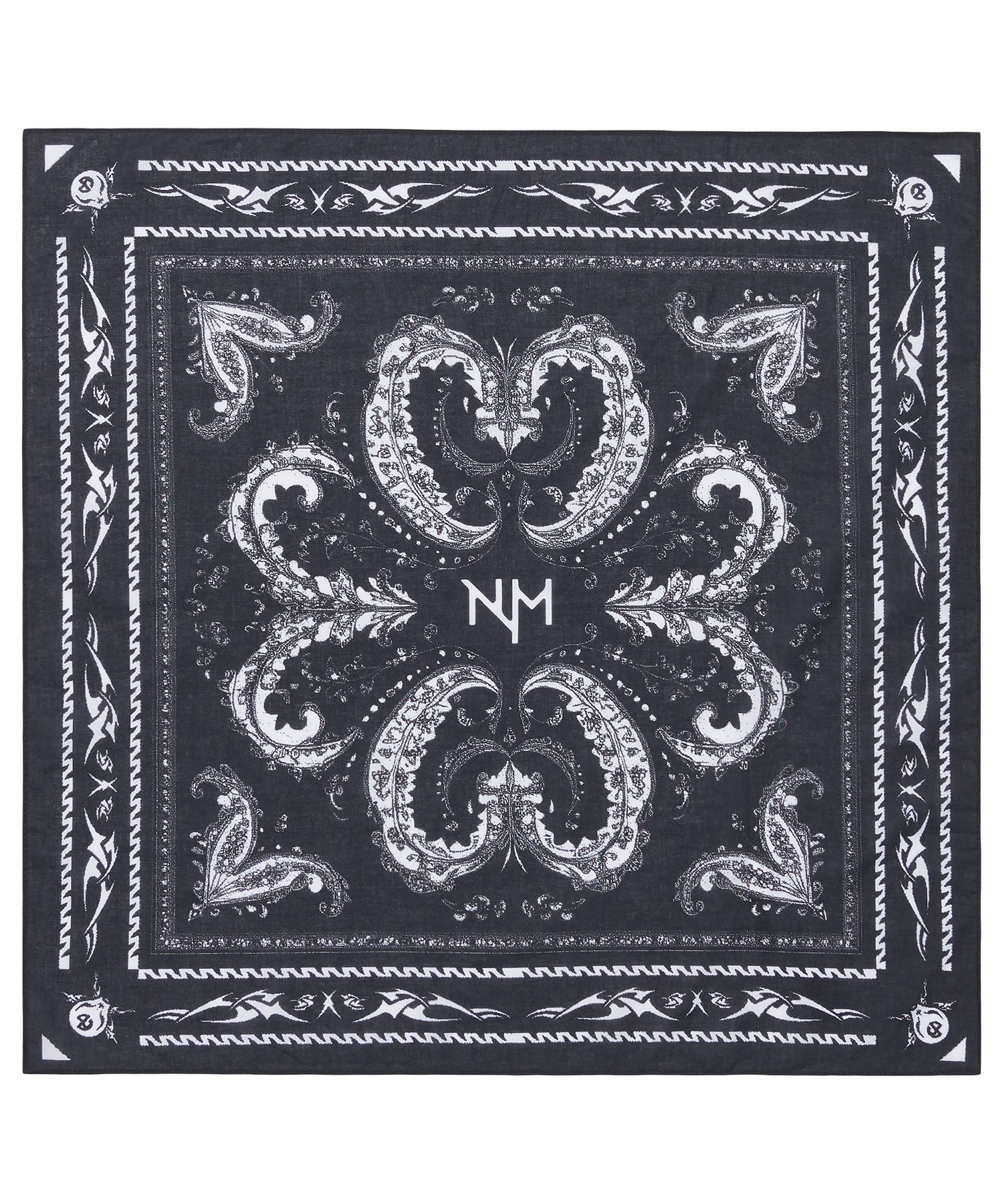 MUSINSA | NOMANUAL NM T.P BANDANA - BLACK