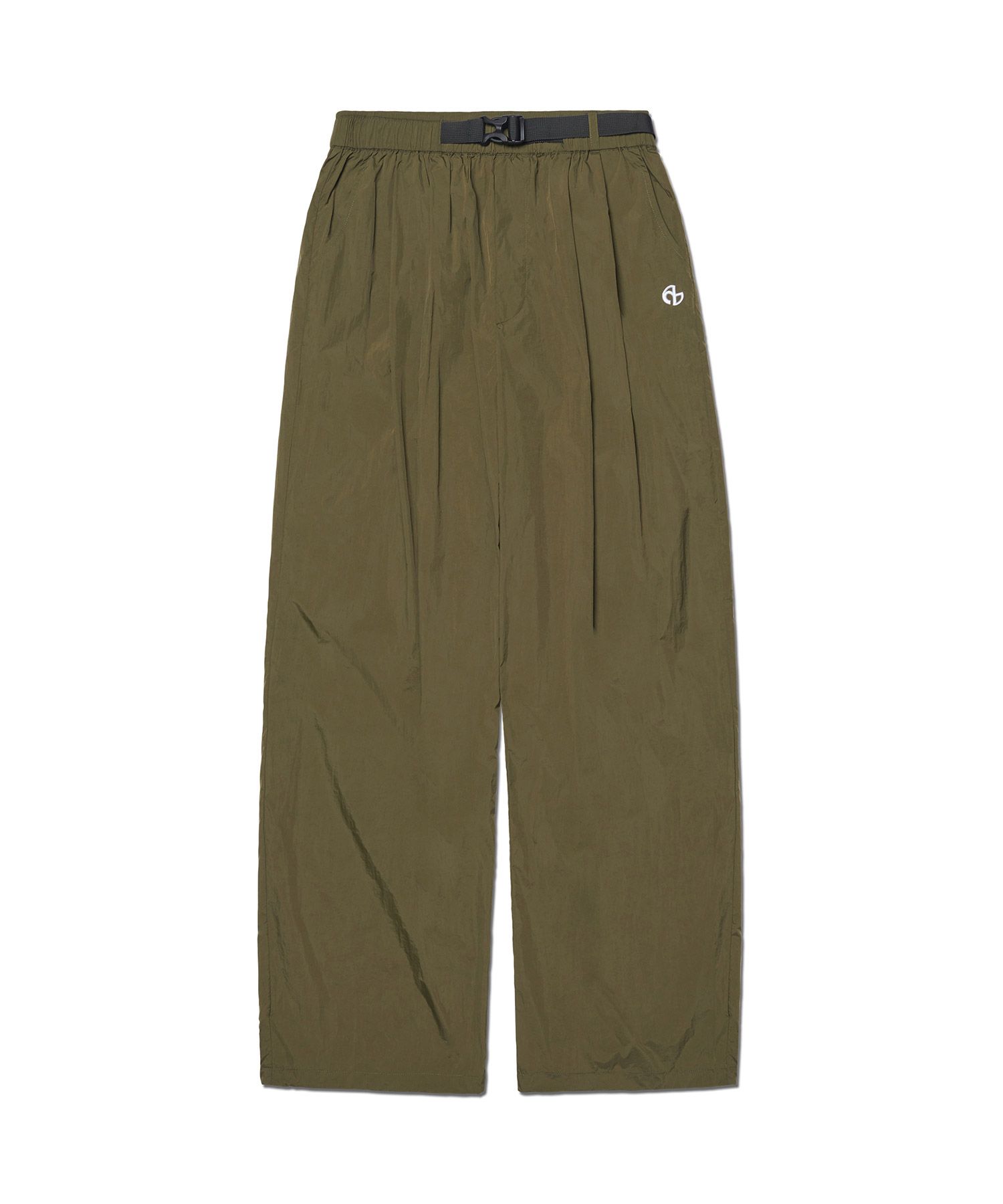 MUSINSA | NOMANUAL SHADE BELTED PANTS - KHAKI