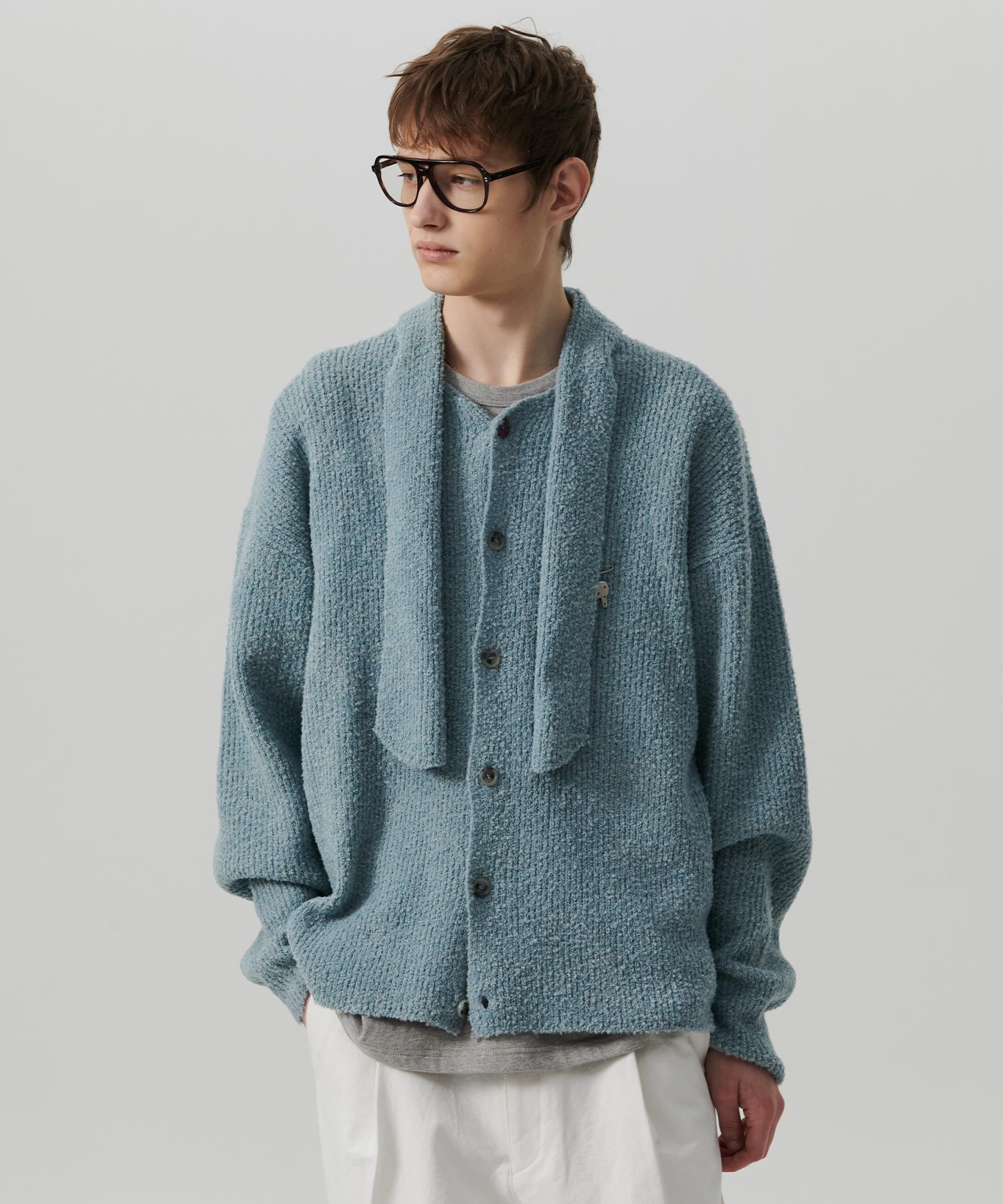 MUSINSA | BEYOND CLOSET NOMANTIC BASIC WOOL CARDIGAN BLACK