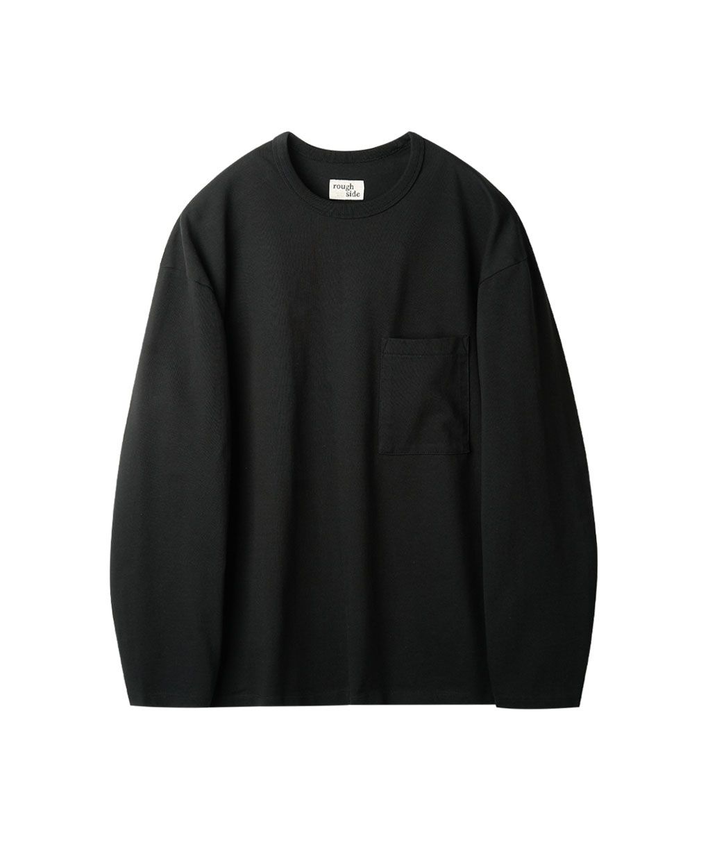 MUSINSA | ROUGH SIDE Primary Long Sleeve Black