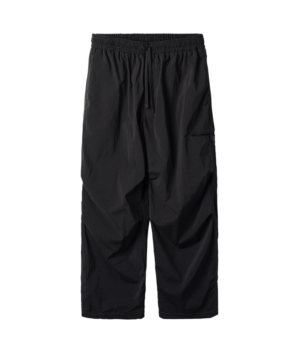 MUSINSA | ROUGH SIDE Easy Para Pants Black