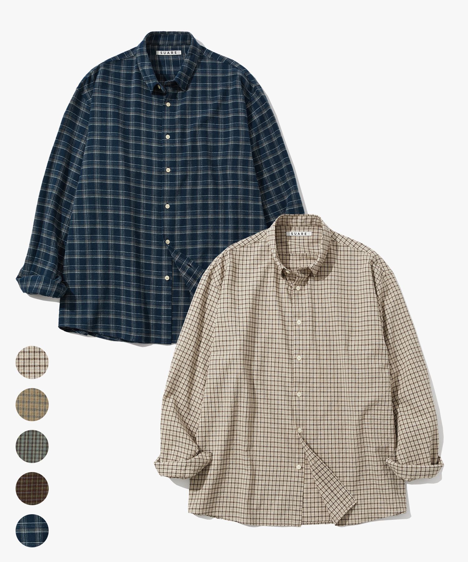 MUSINSA | SUARE DUMB CHECK SHIRTS SERIES - 5 COLOR