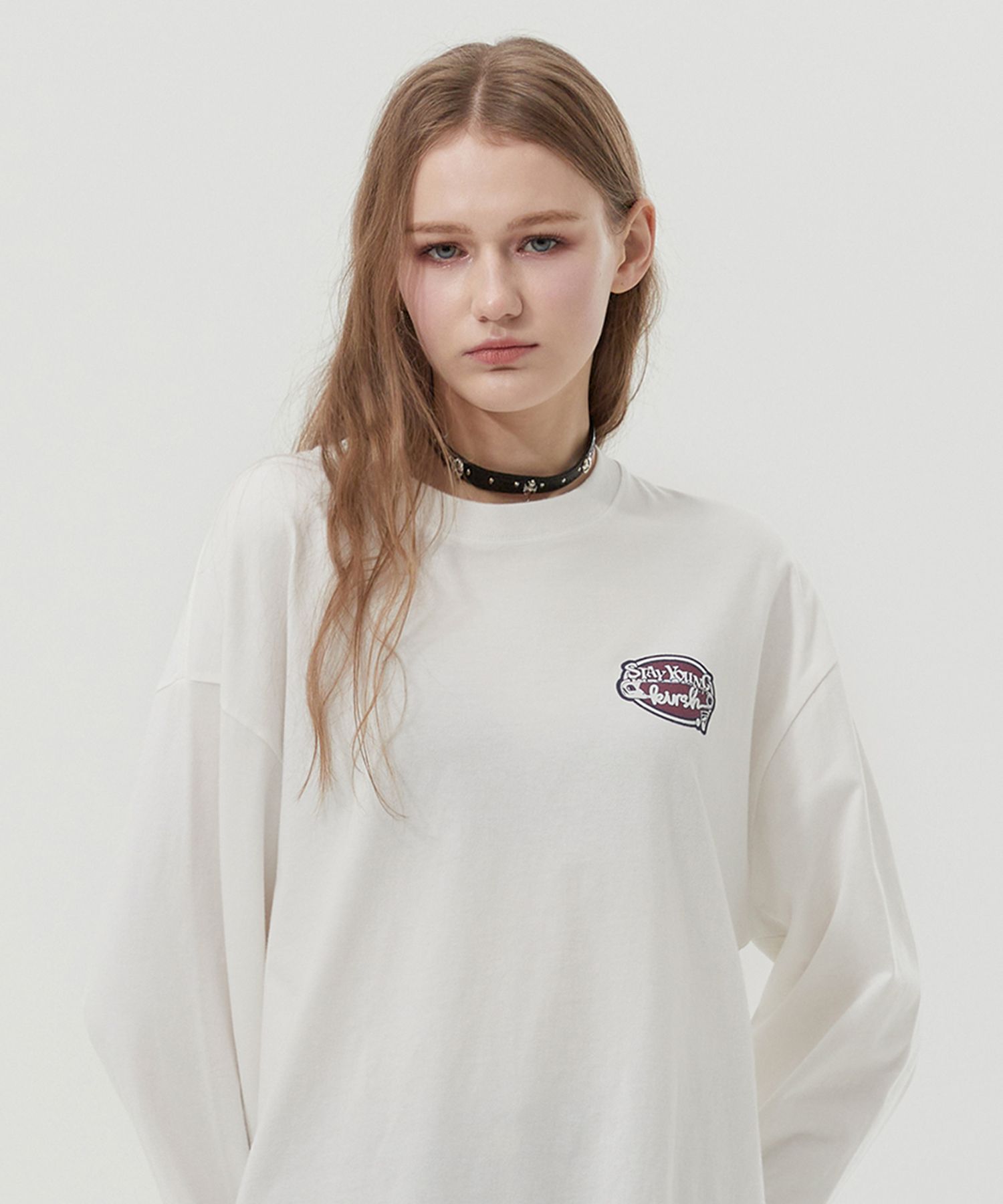 MUSINSA | KIRSH Rock and Roll Long Sleeve [White]