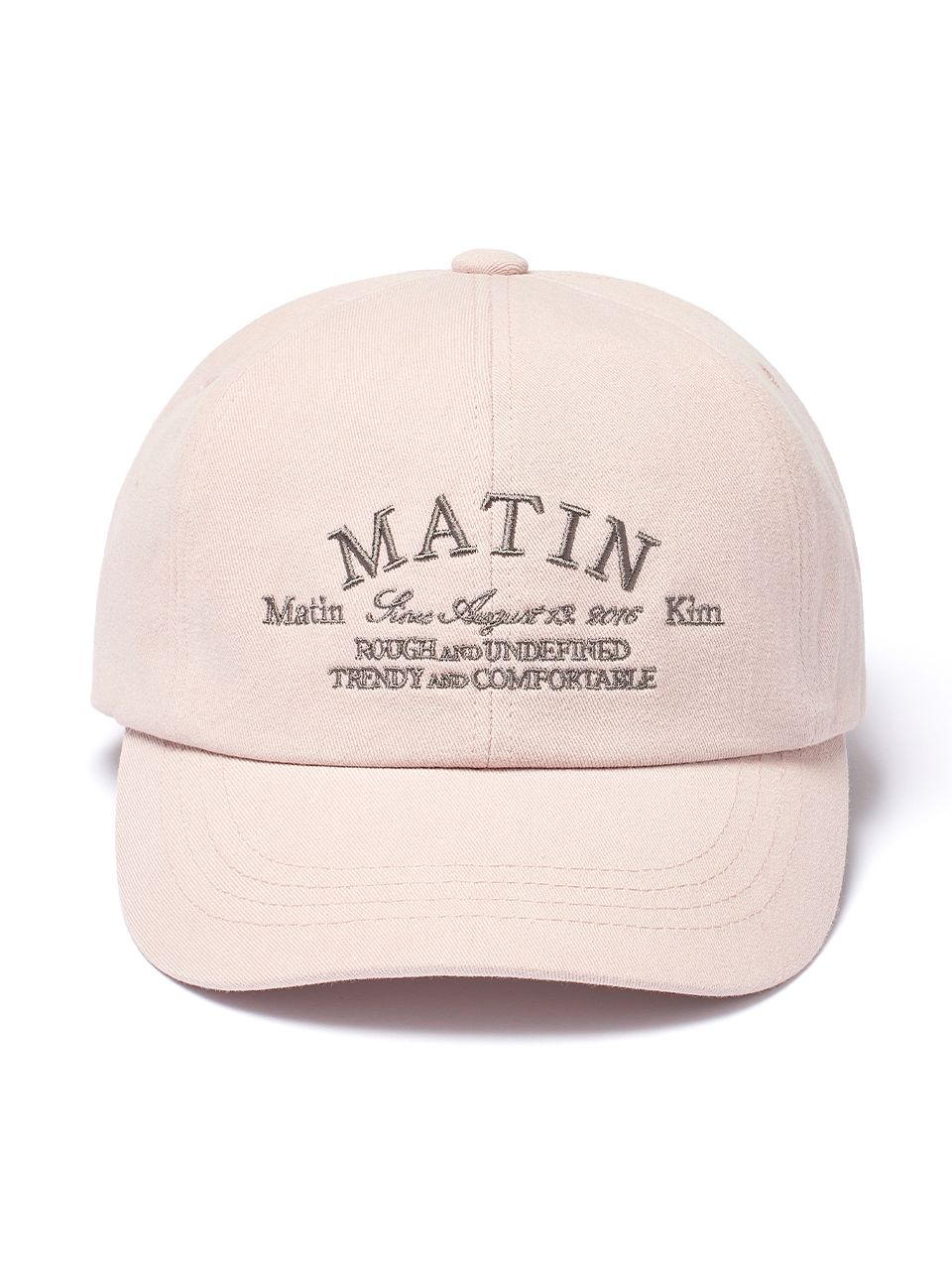 MUSINSA公式 | MATIN KIM LETTERING FLAT BRIM CAP IN PINK