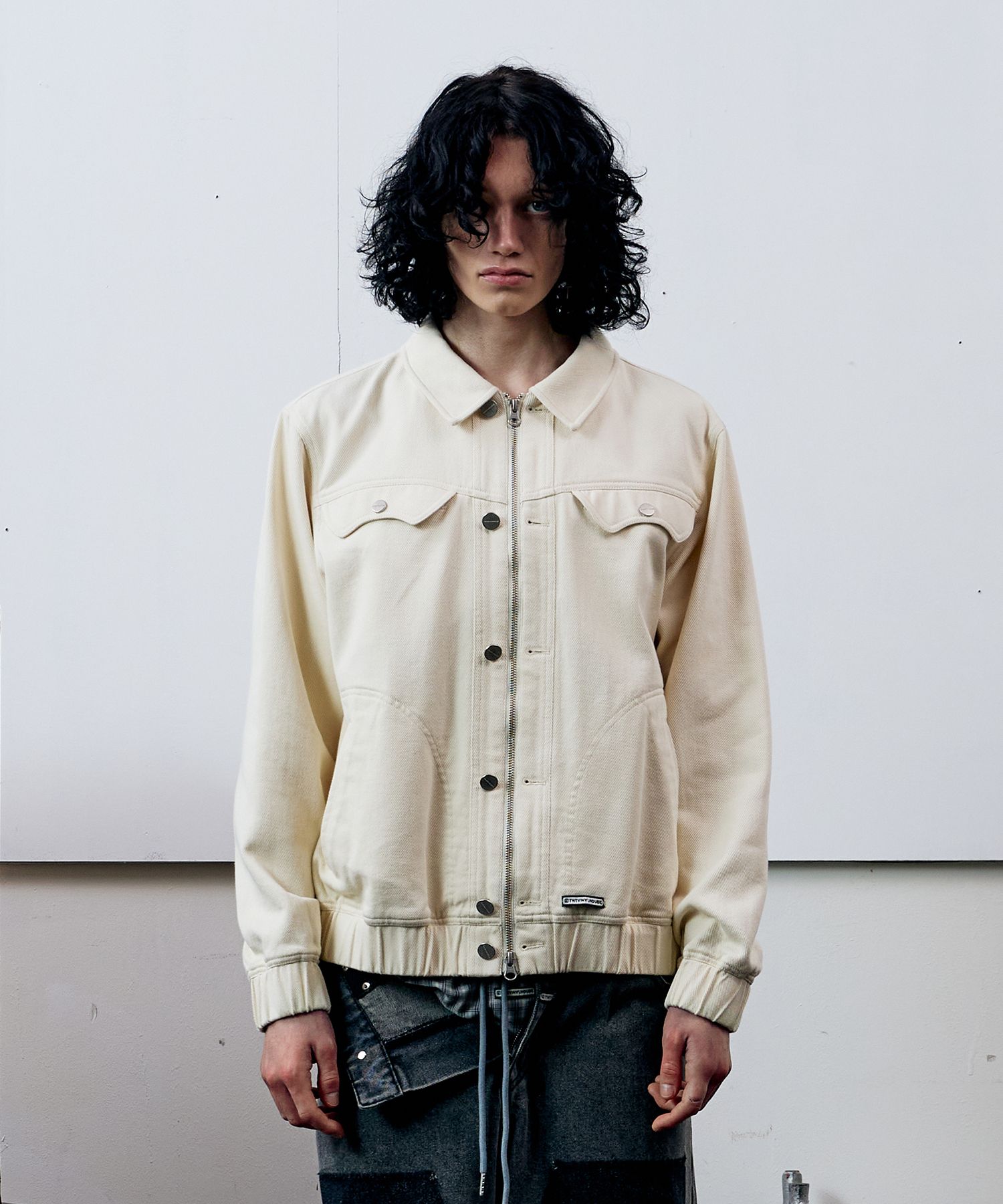 MUSINSA | THEVINYLHOUSE WESTERN WORK JACKET IVORY